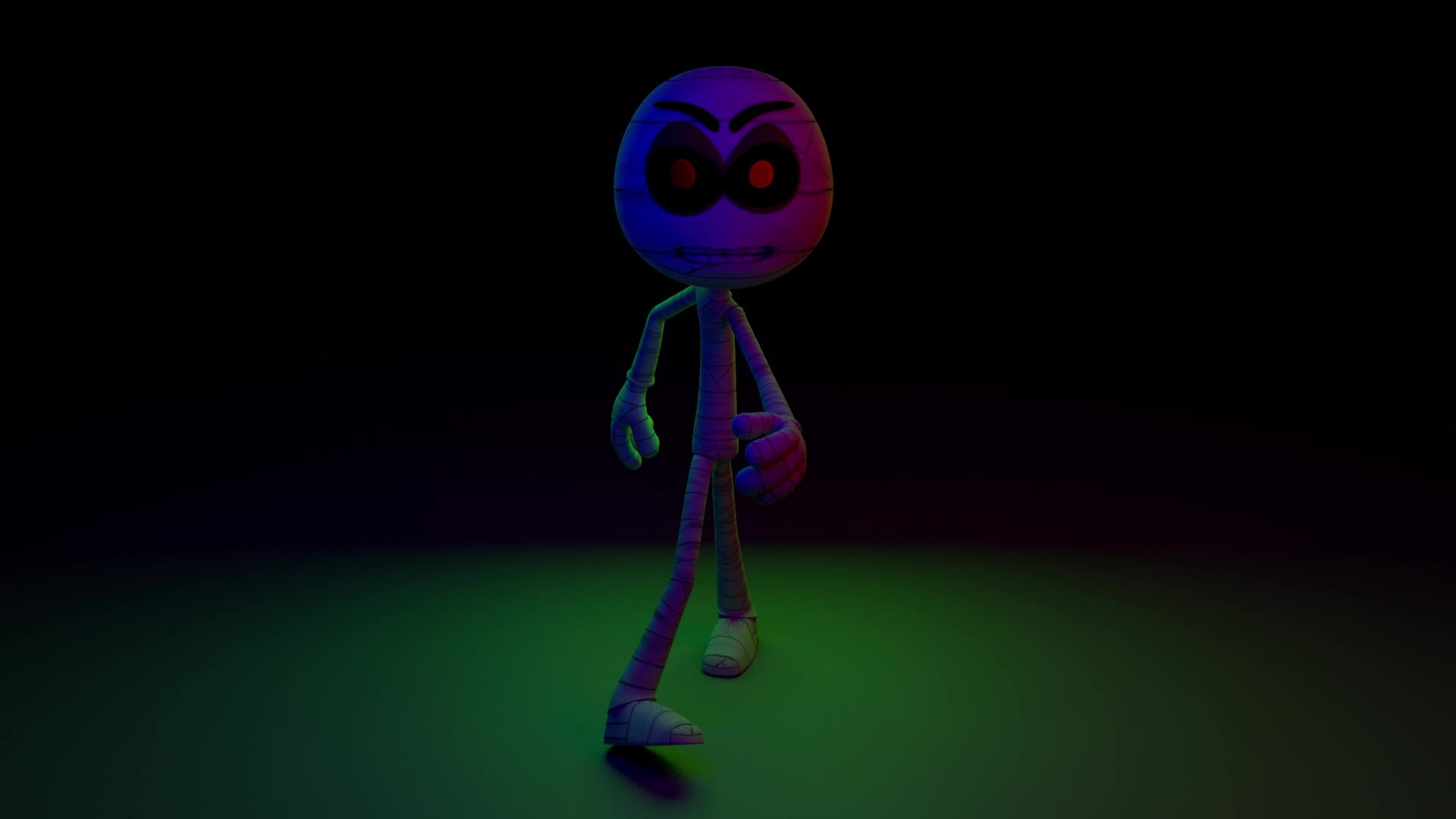 ArtStation - mummy walk cycle