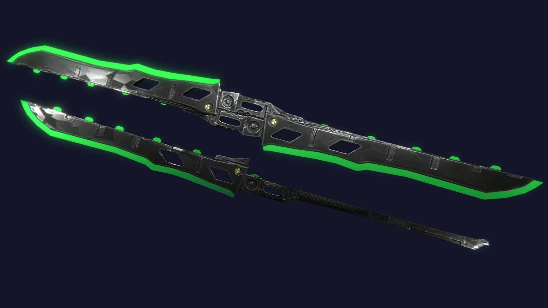 Fly Florian Lannes - - Sci-Fi Halberd - Unity Render