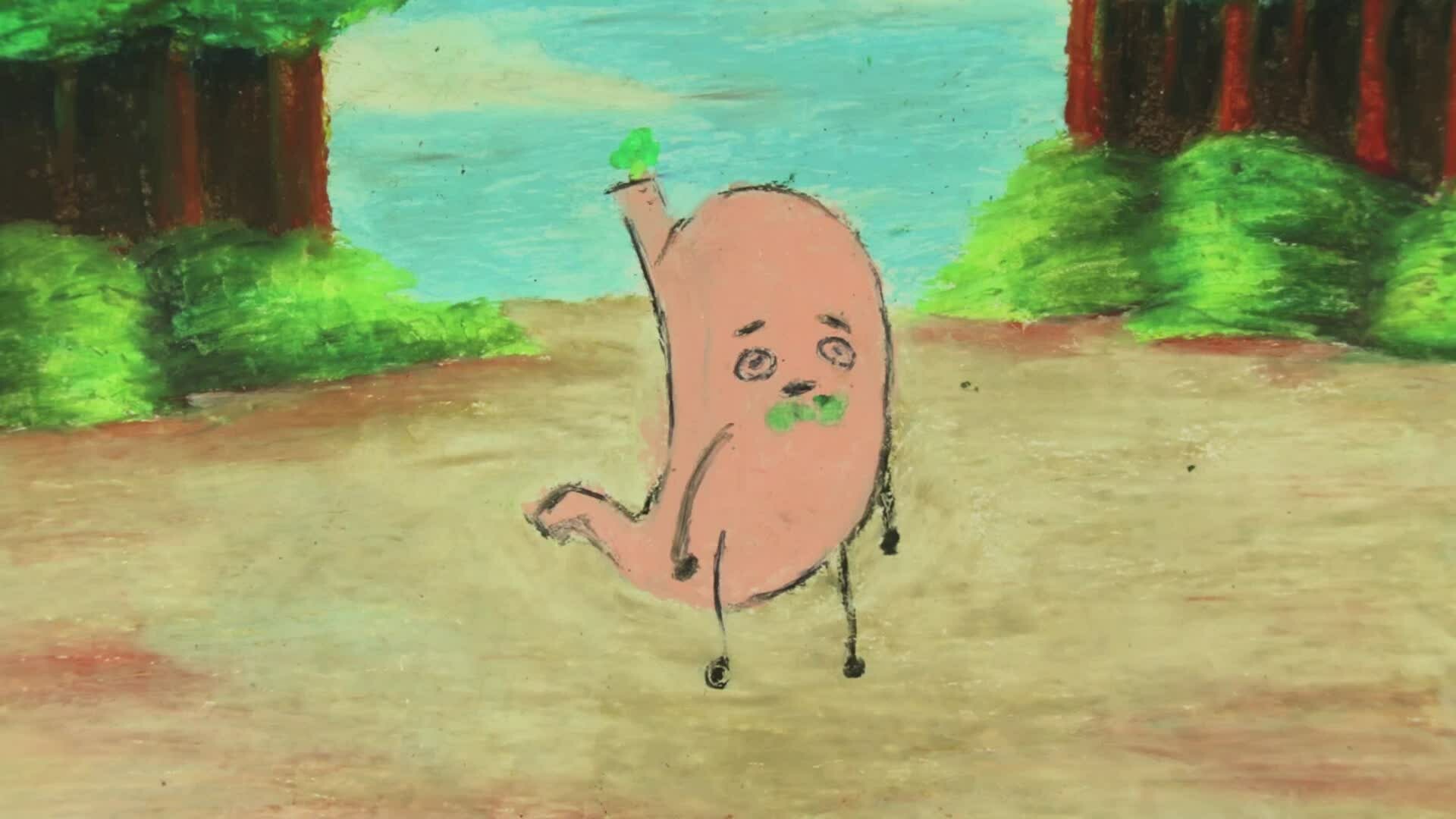 ArtStation - A Cute Stomach Animation