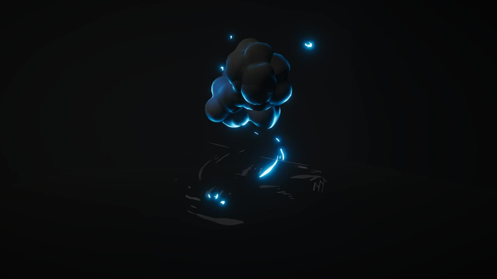 ArtStation - Stylized Storm Cloud VFX - Unity 2020