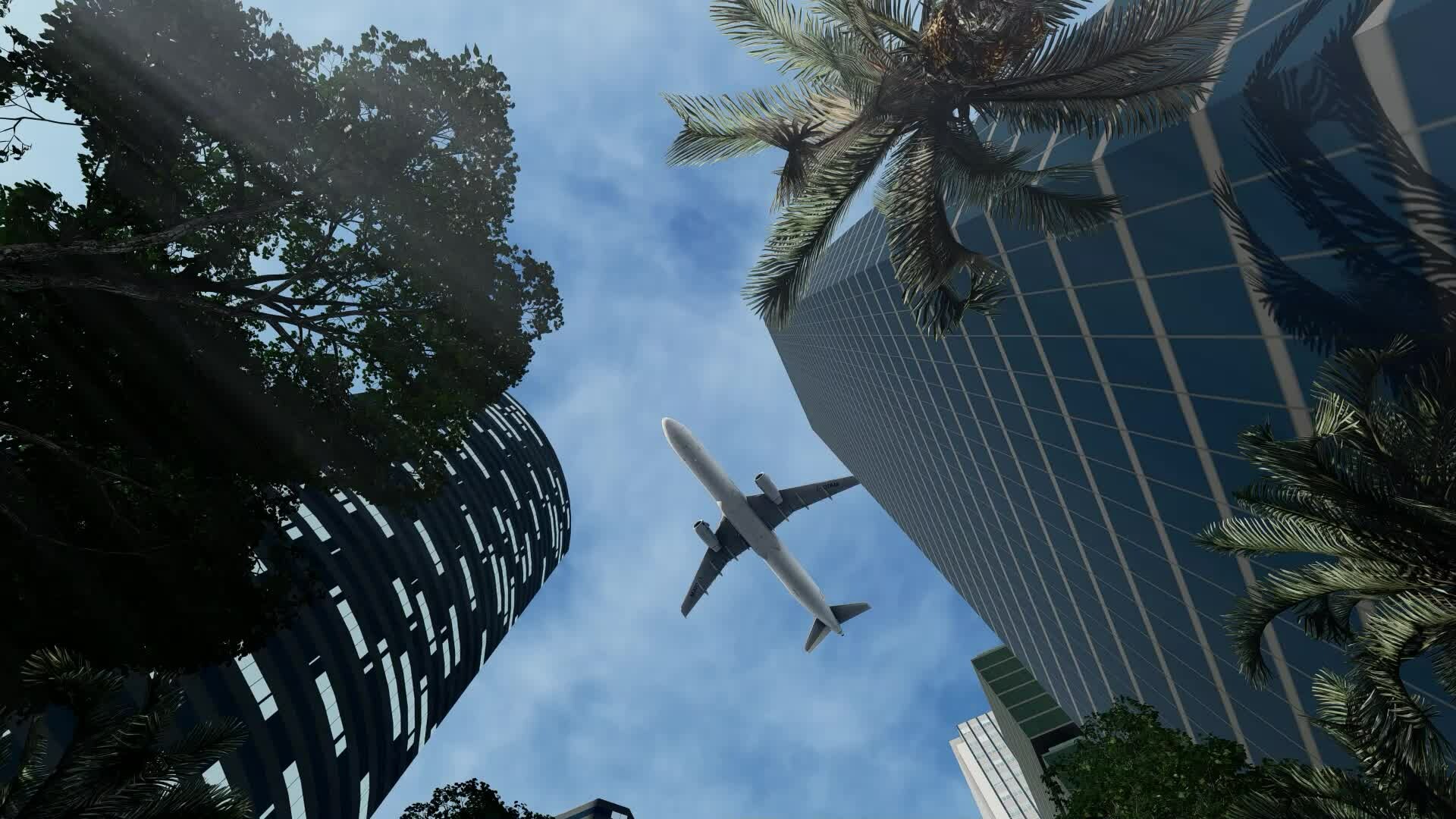 ArtStation - Airplane scene