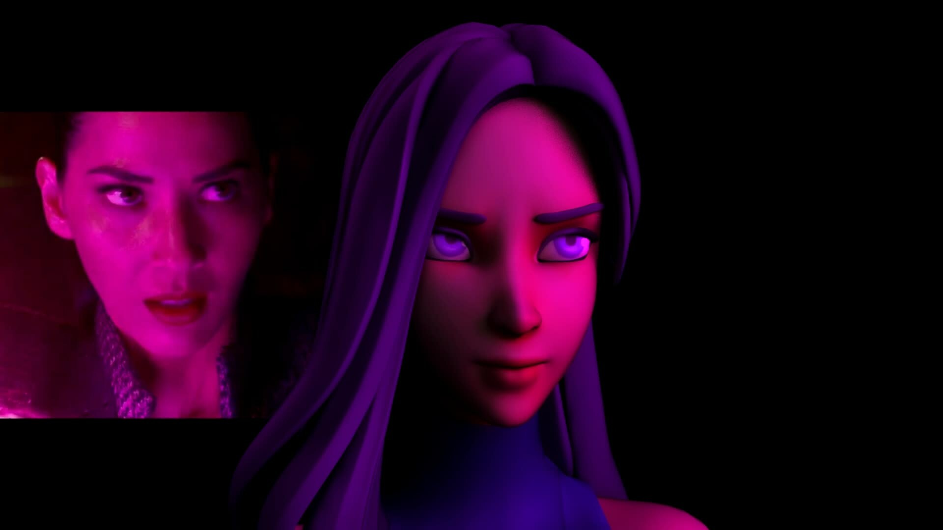 ArtStation - X-Men's Psylocke - Cartoon Facial Animation