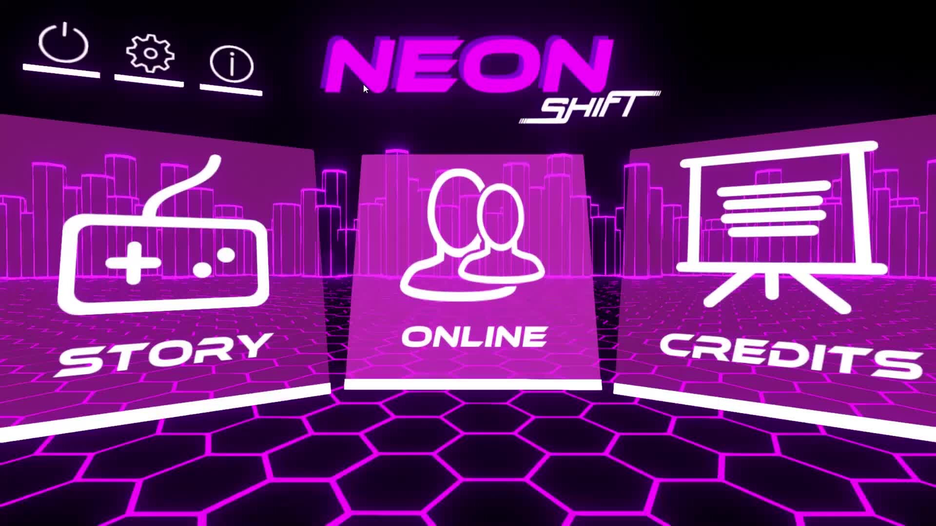 ArtStation - Neon Shift - UI Showcase