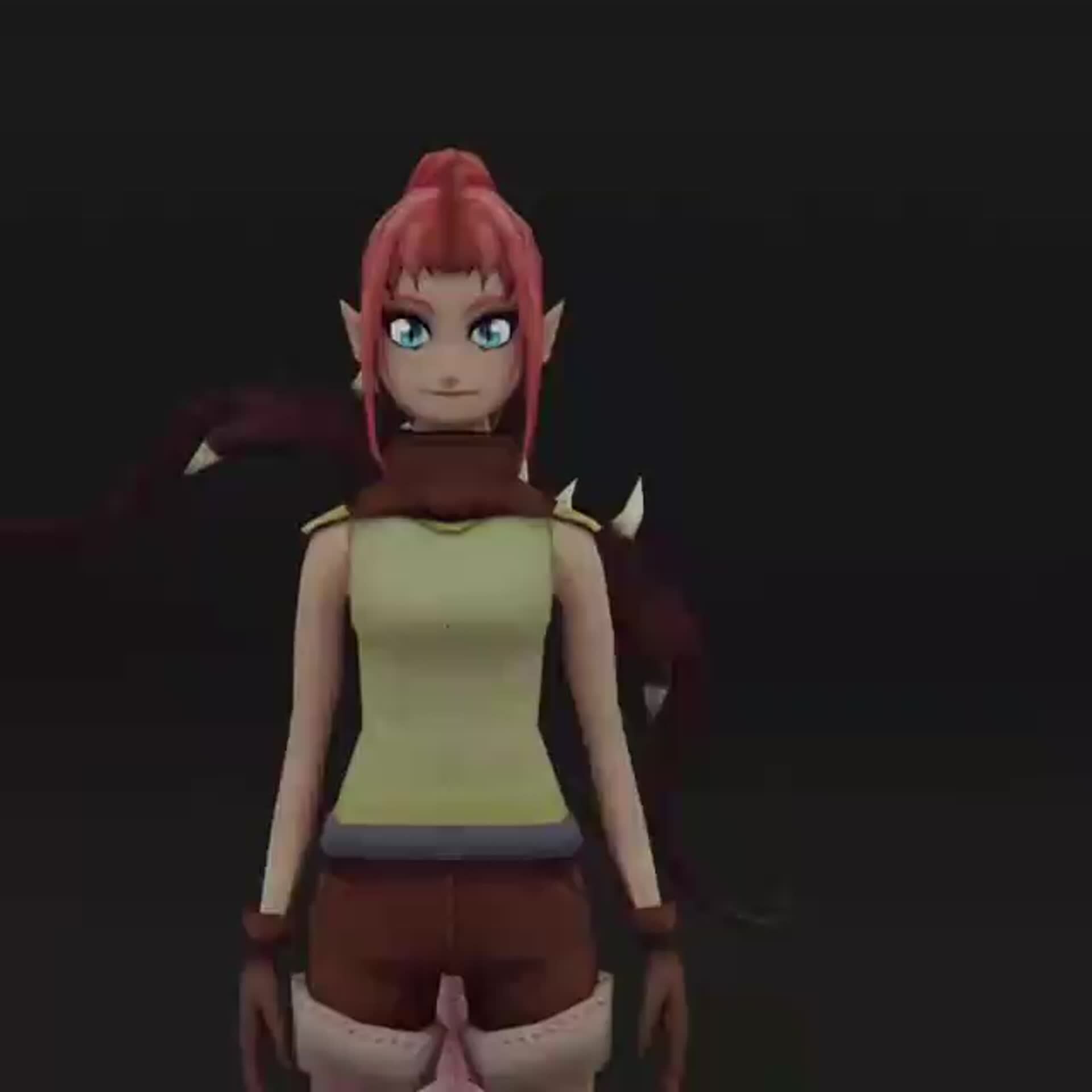 ArtStation - 3D Low Poly Character