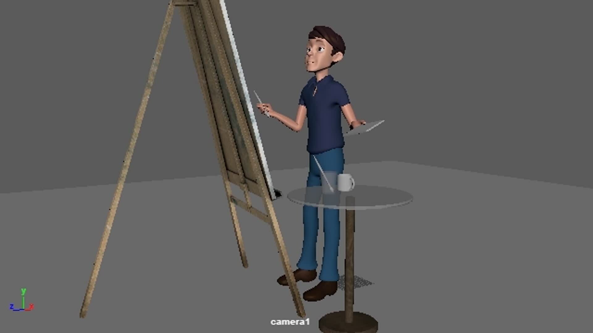 ArtStation - Painting Gone Wrong Animation