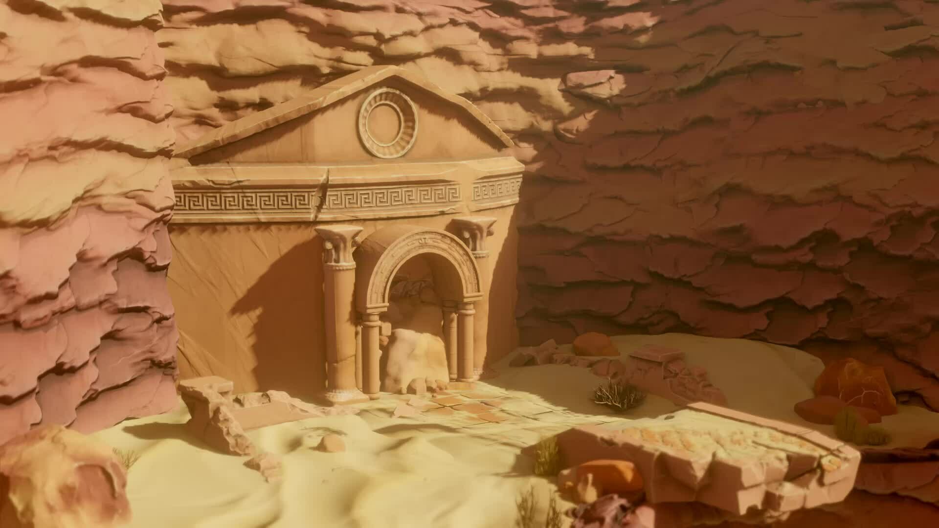 ArtStation - Overwatch Inspired Desert Scene