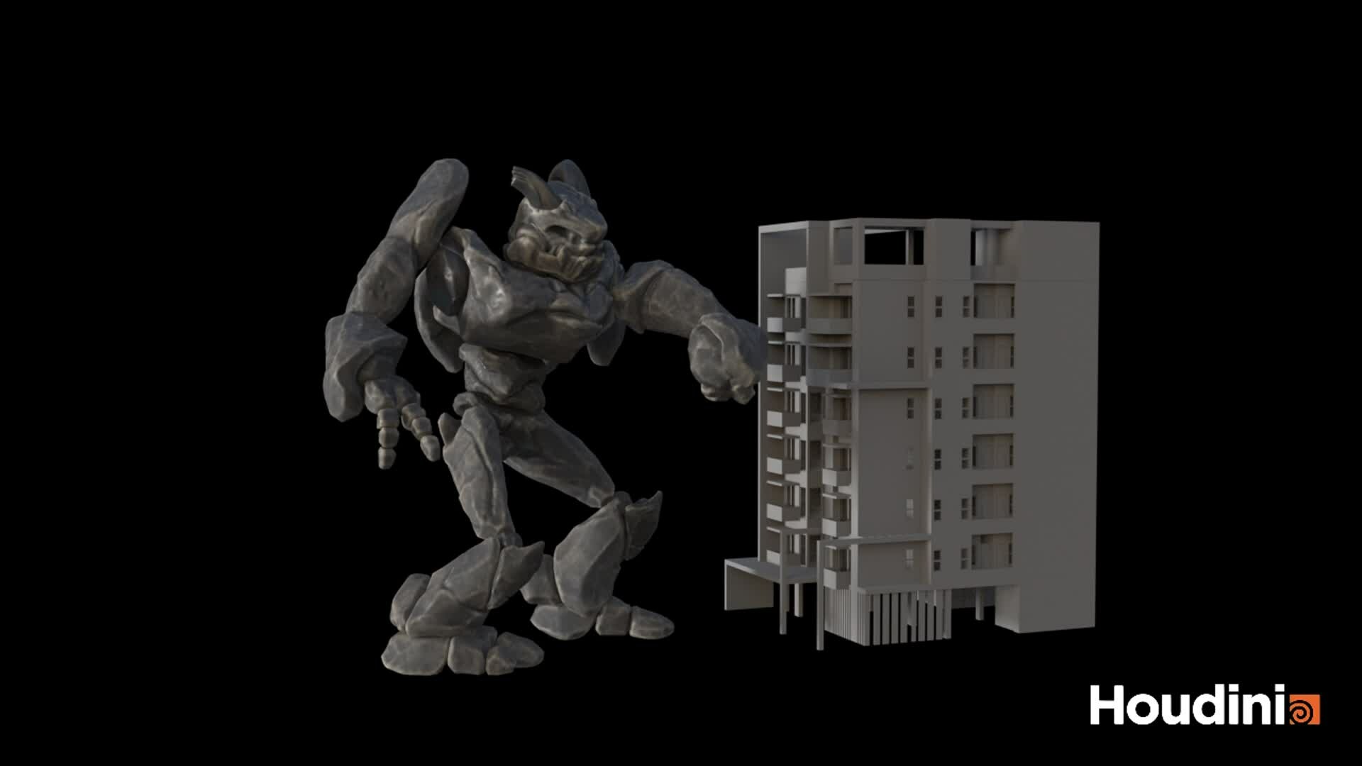 ArtStation - Building destruction