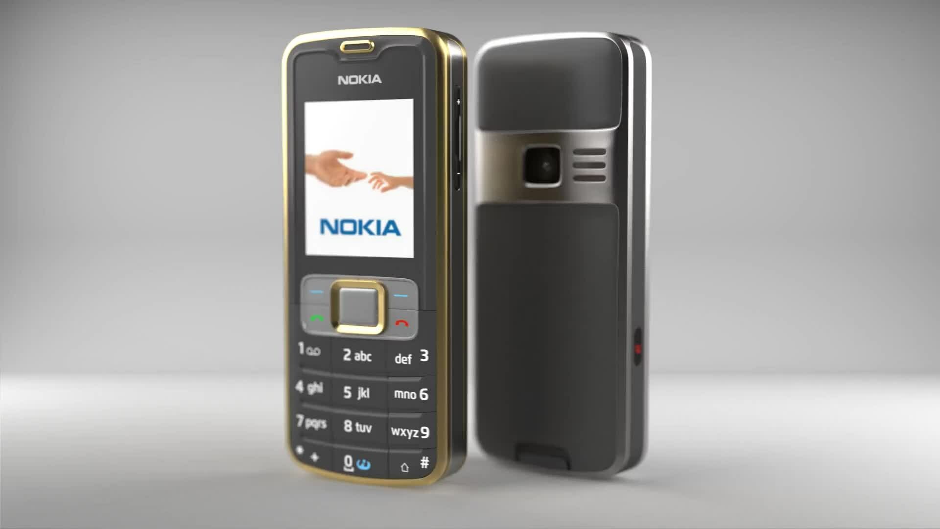 ArtStation - Nokia 3110c (Gold and Silver)