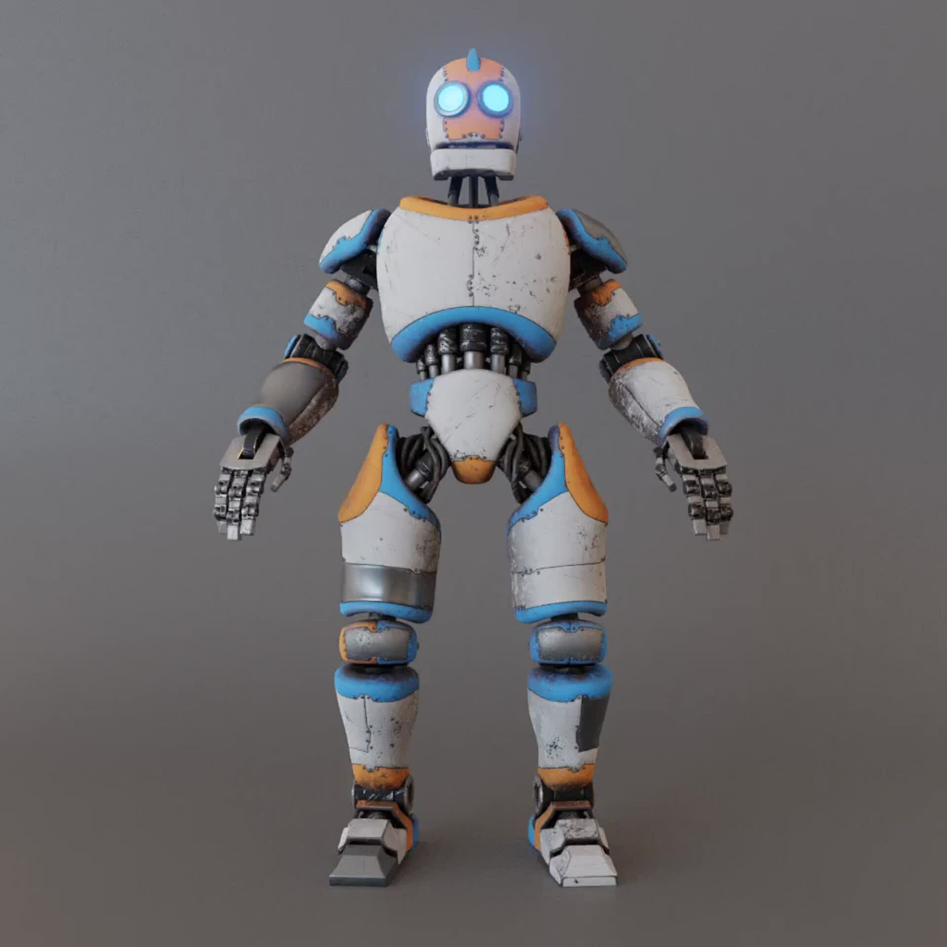 ArtStation - [WIP] Scrap Bot