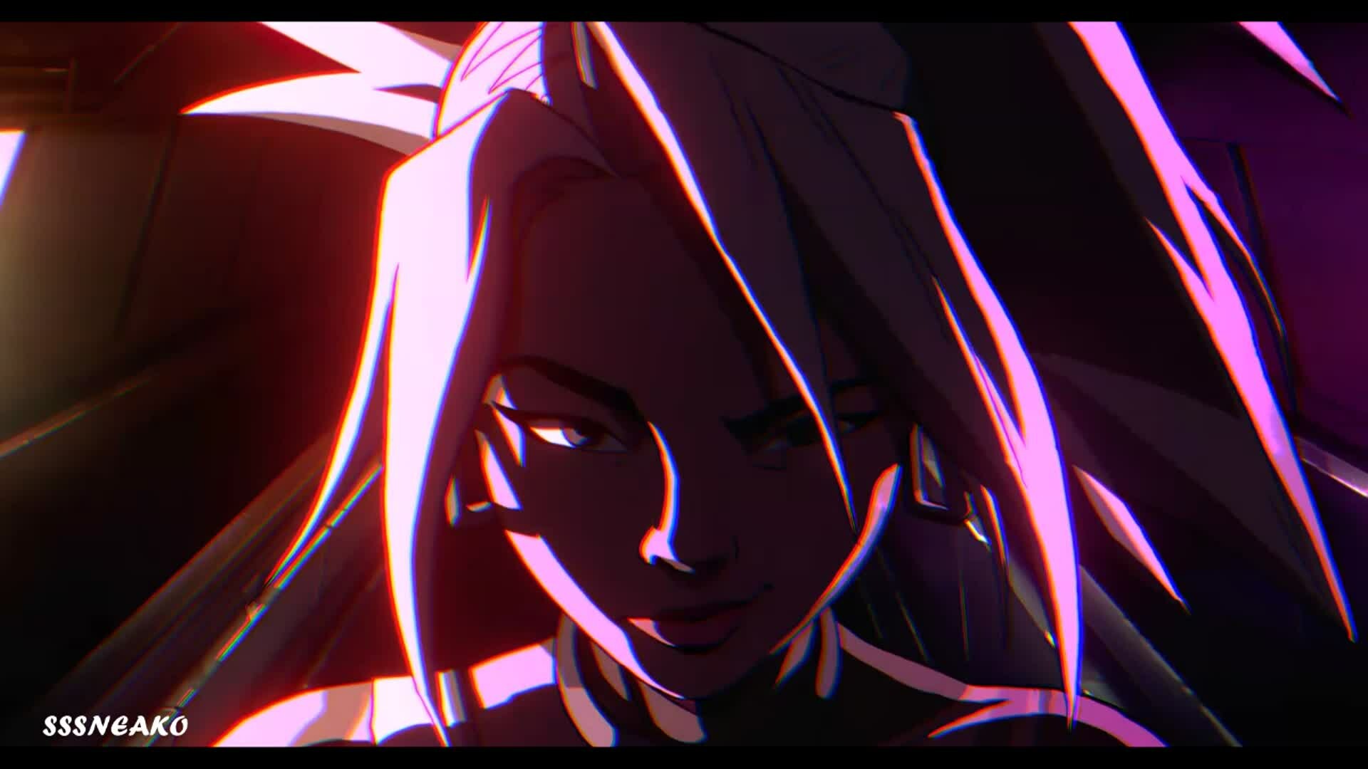 ArtStation - Akali Hair & Breathing Animation