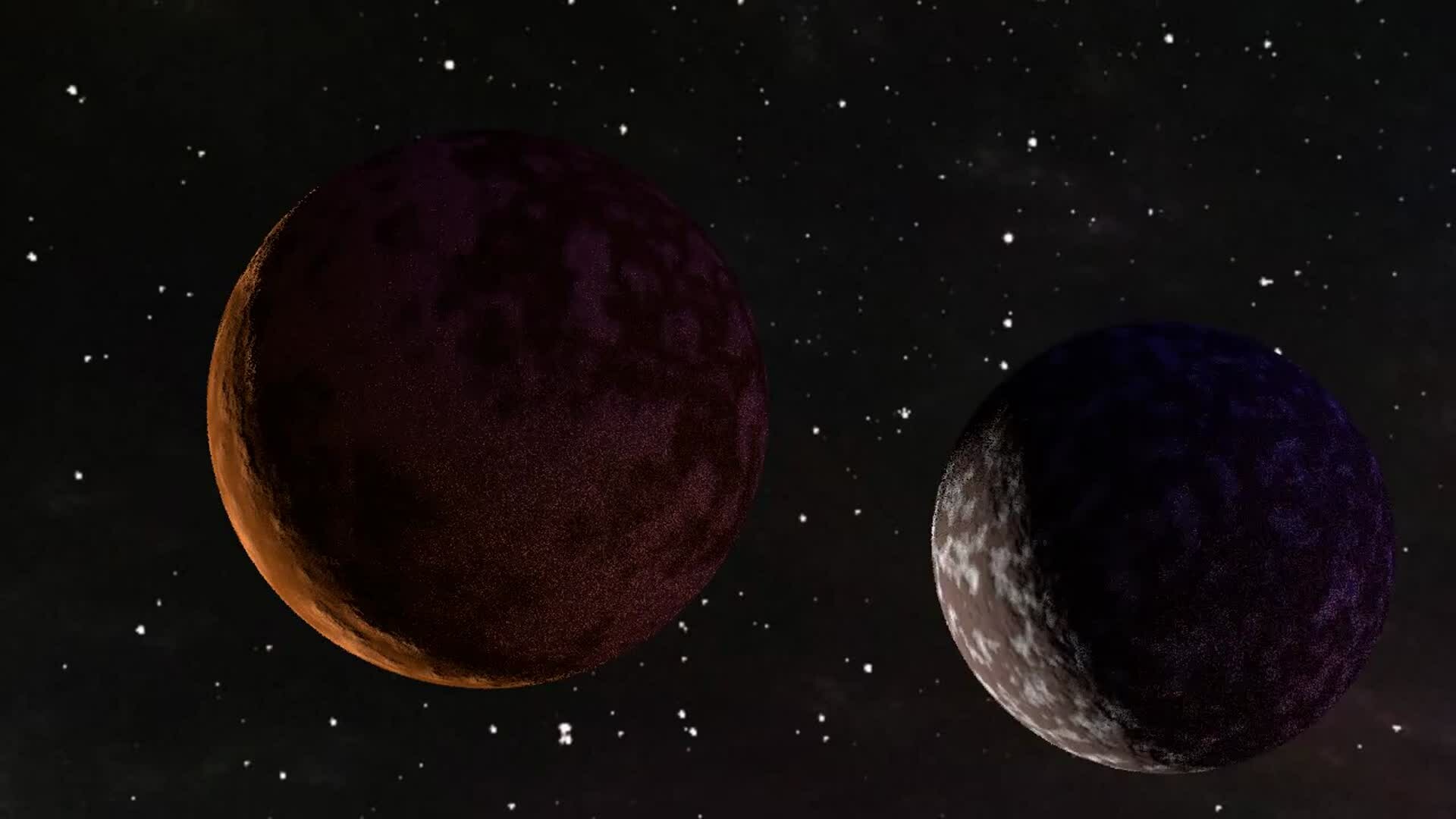 ArtStation - Collision between planets