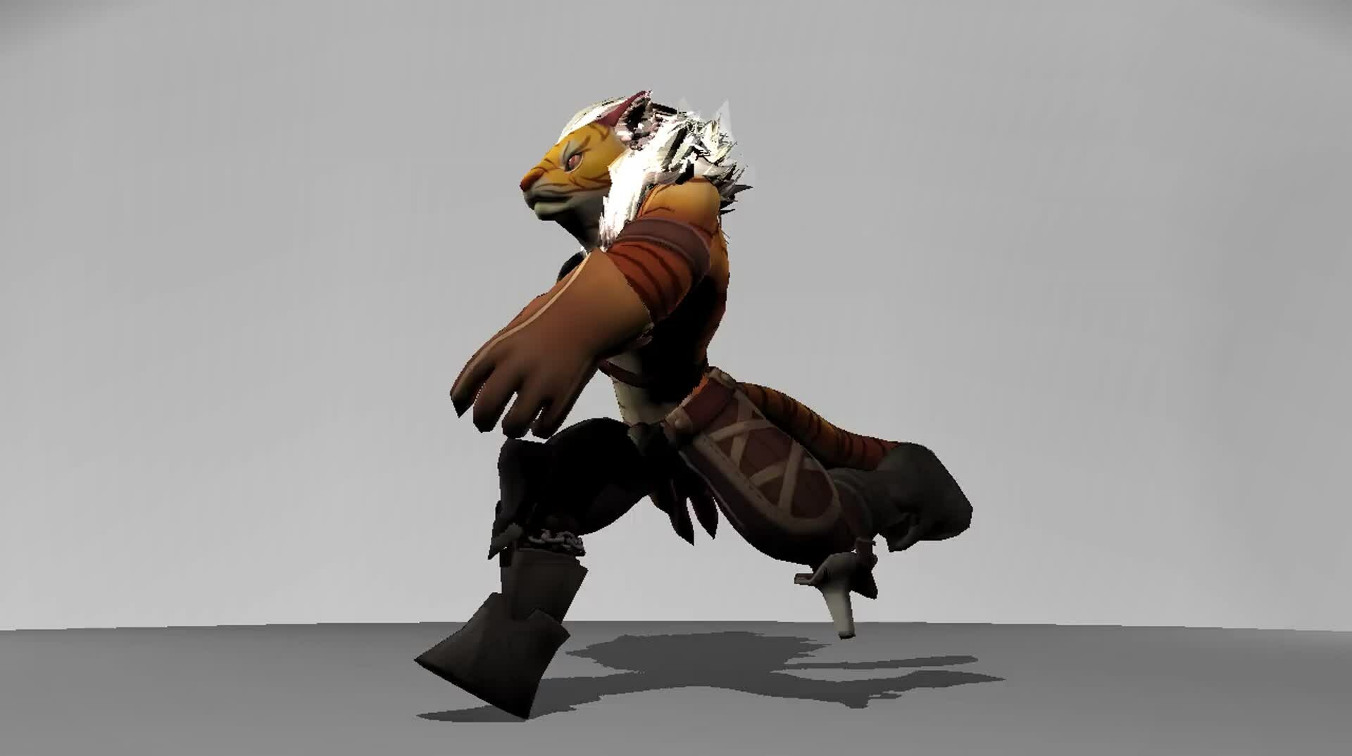 ArtStation - Liger Run Cycle Animation