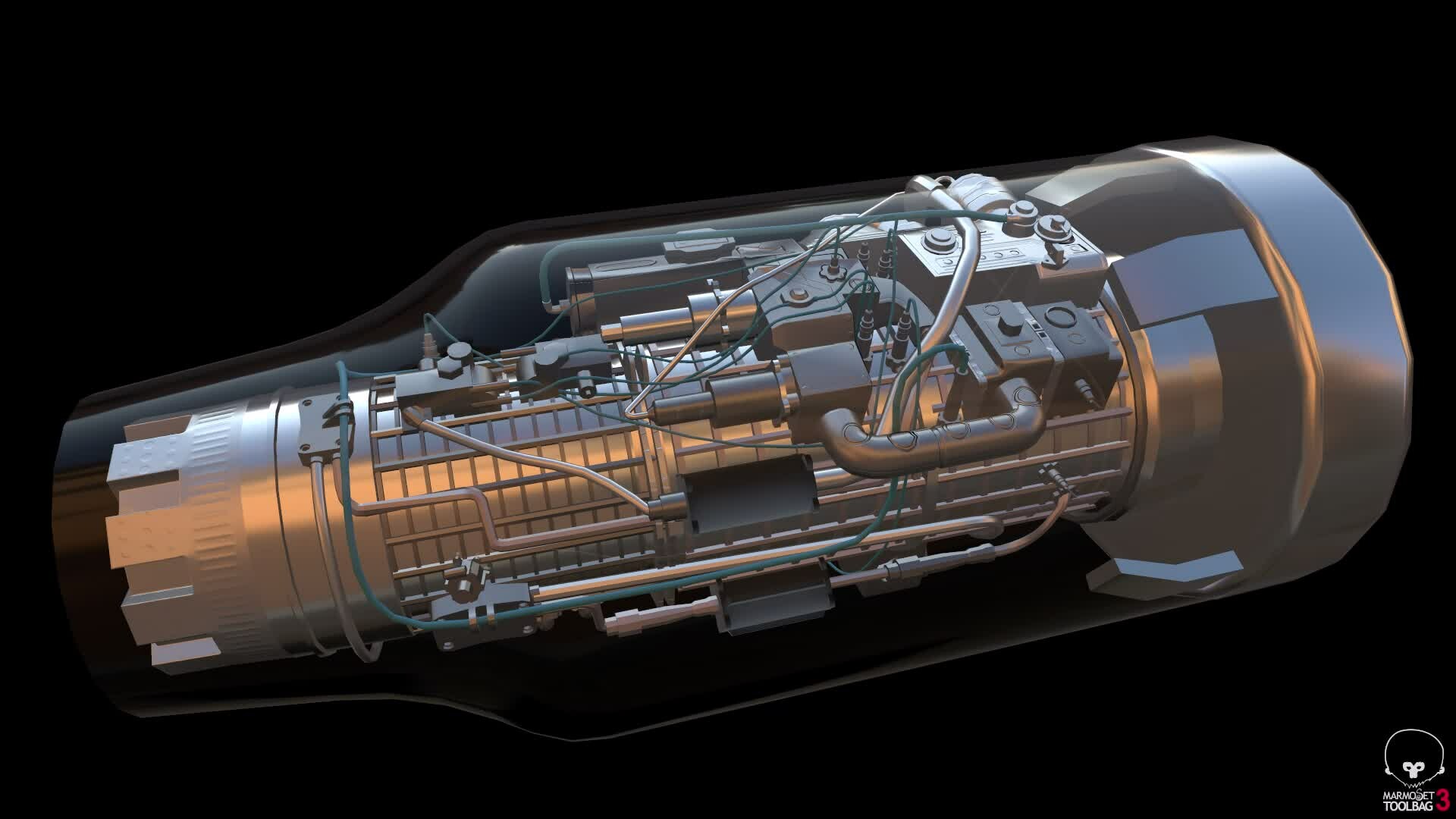 ArtStation - Jet engine