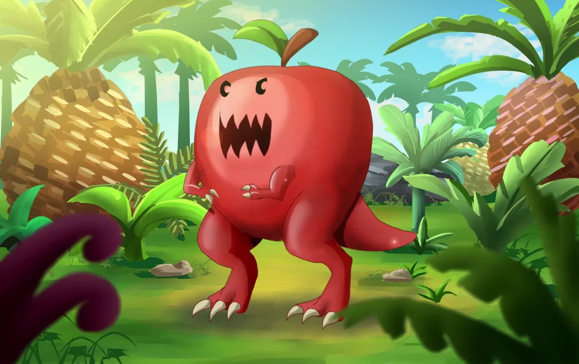 ArtStation - Applesaurus Rex - Manzanosaurus Rex