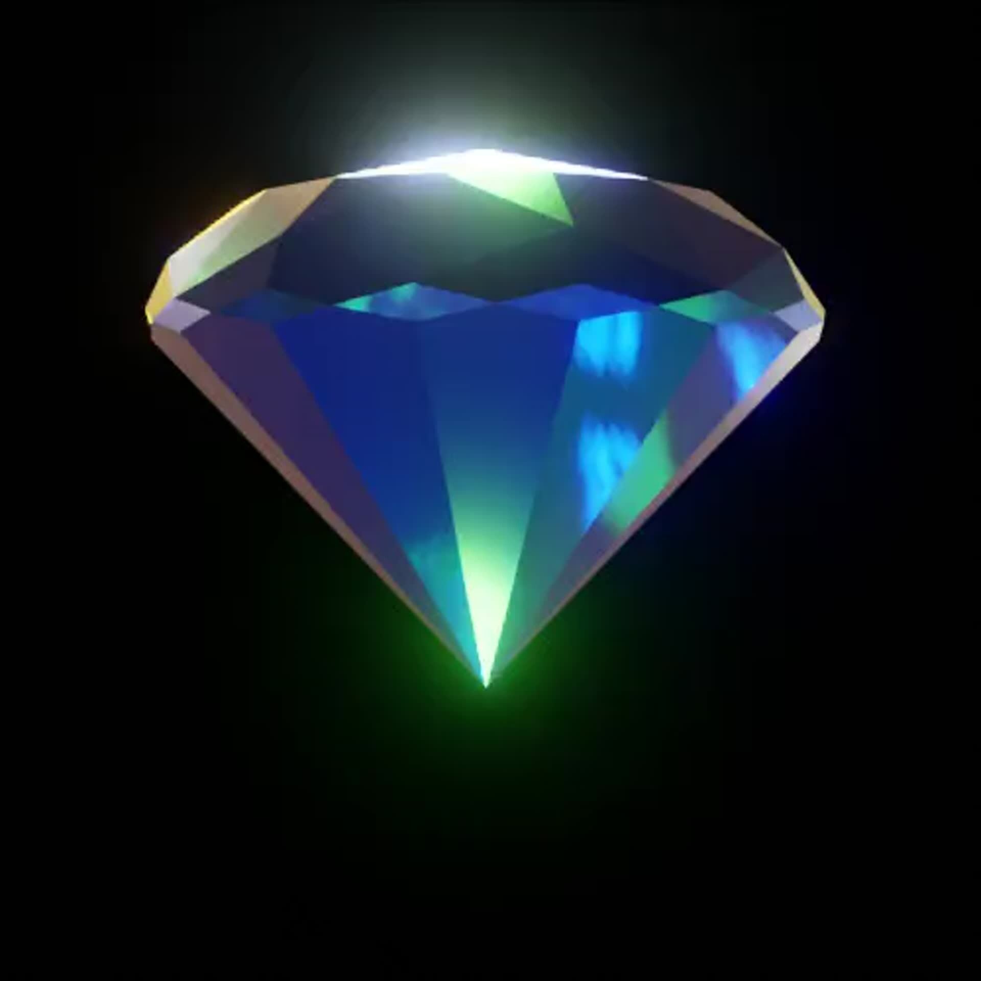 ArtStation - Low-Poly 3D Diamonds