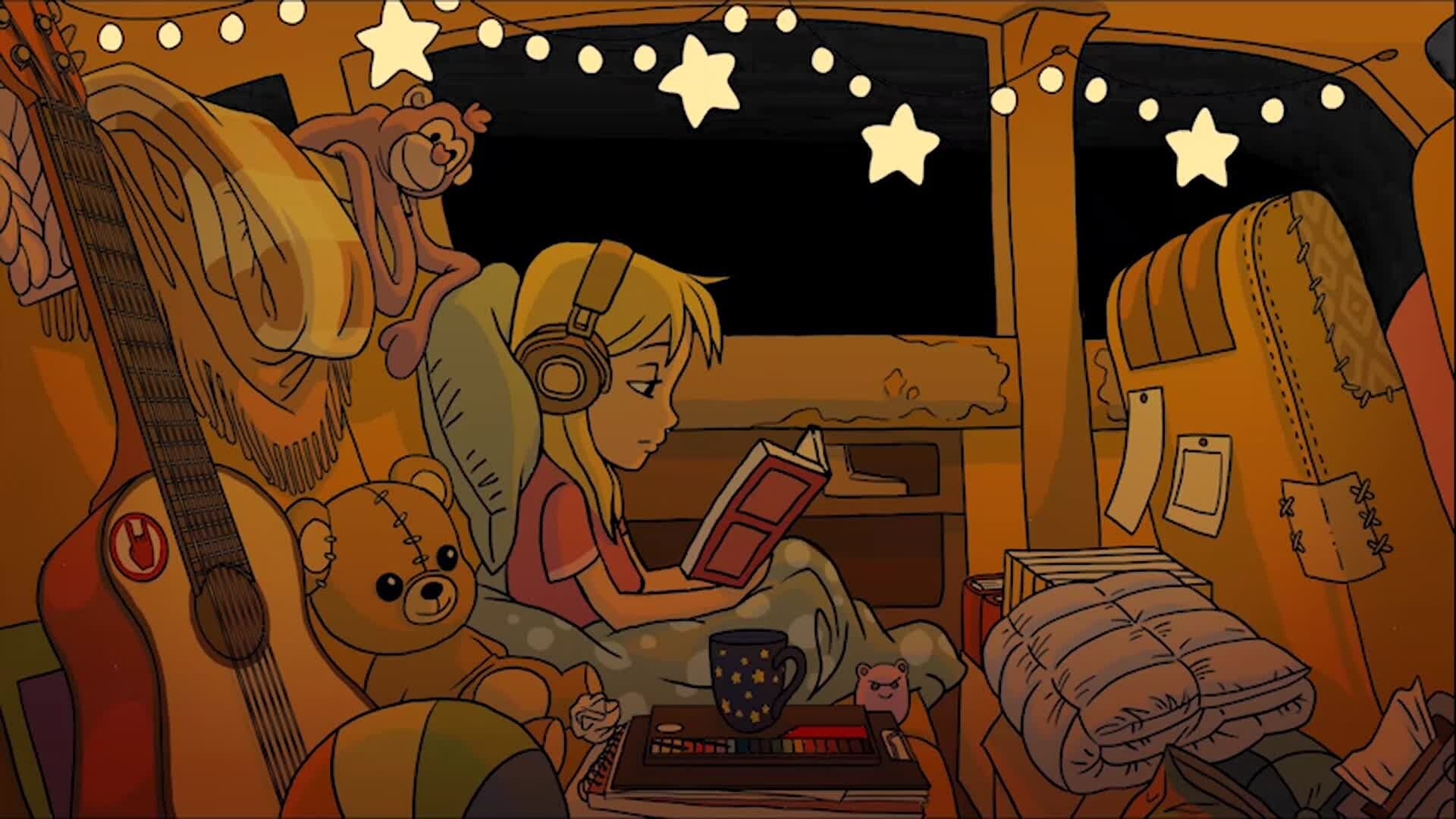 ArtStation - Chill music video animated ilustration