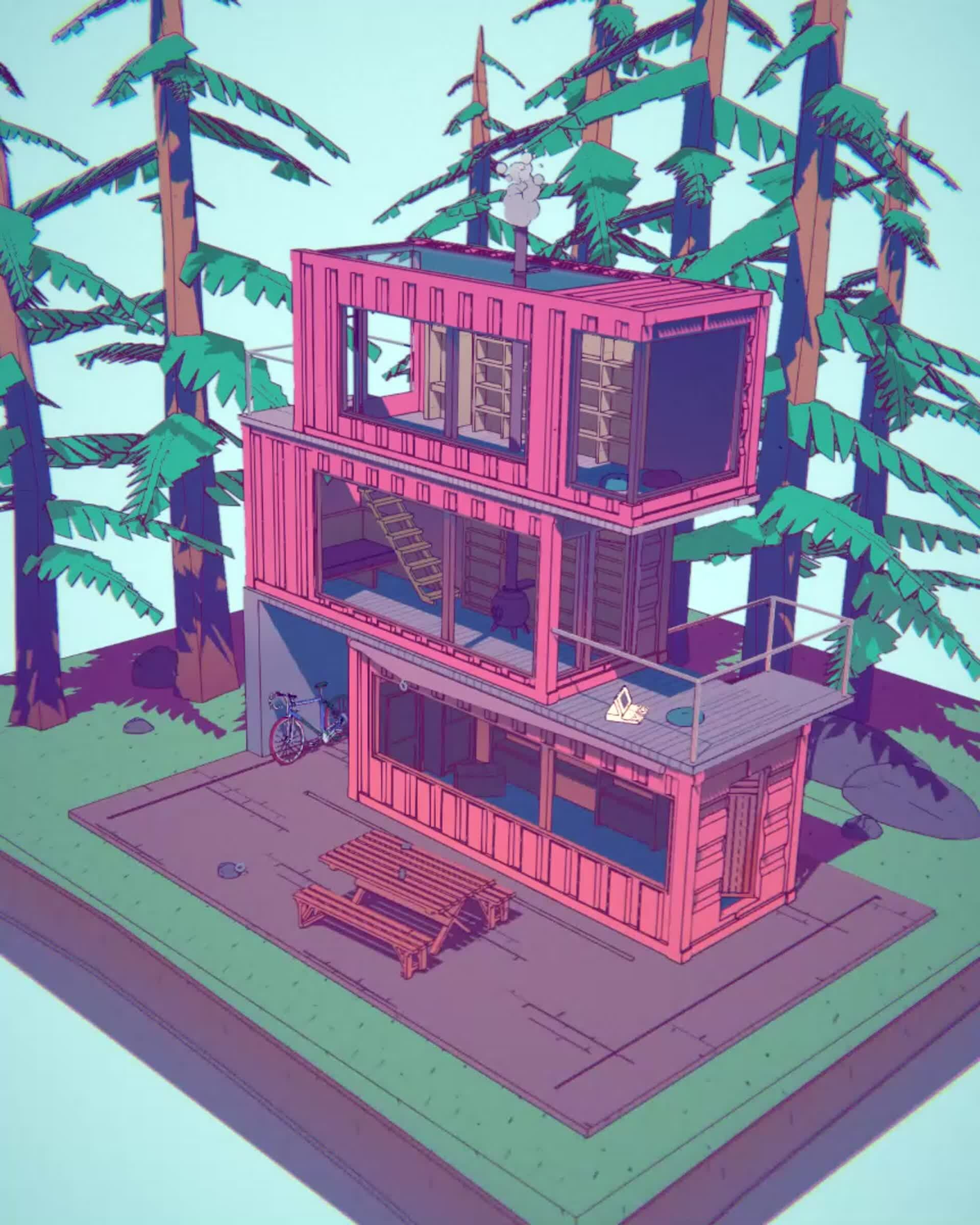 ArtStation - Container Tiny Home