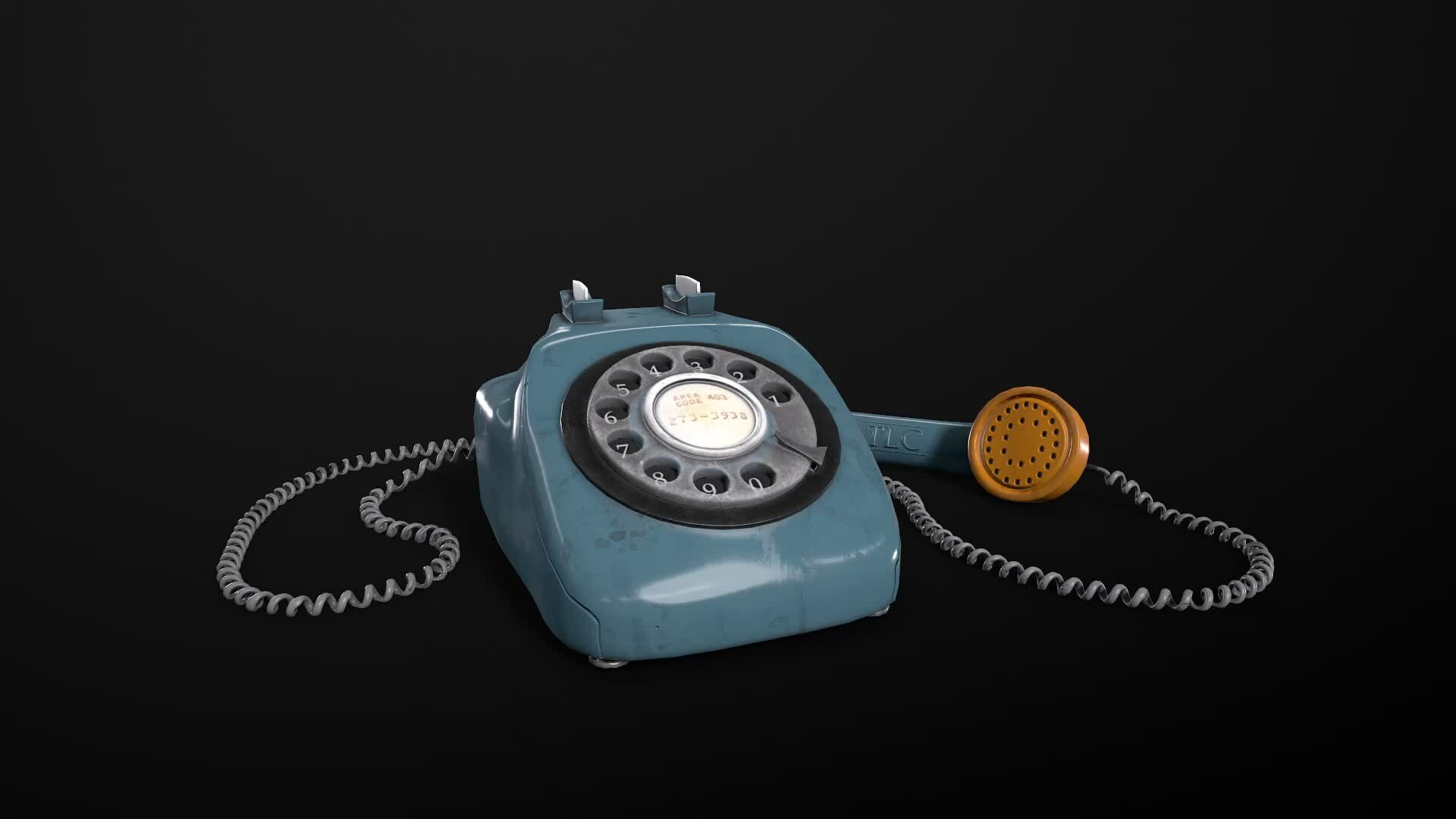 ArtStation - Retro Rotary Phone Game Prop