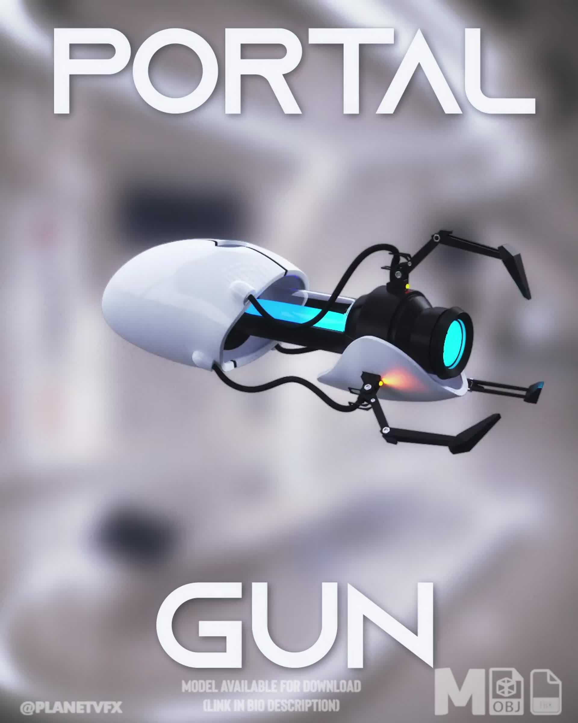 ArtStation - Portal Gun - Half life Low poly 3d model