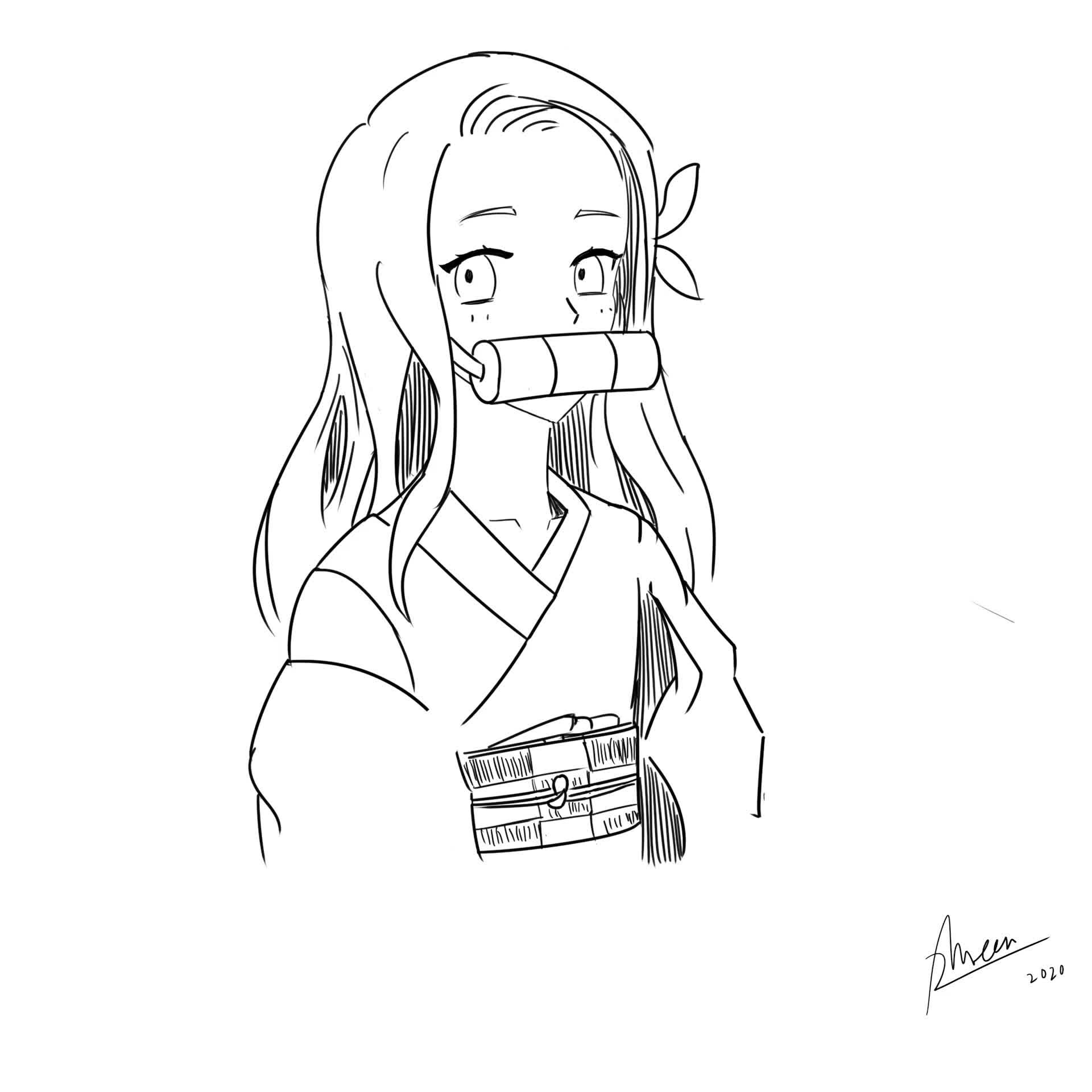 ArtStation - Nezuko 2D Animation