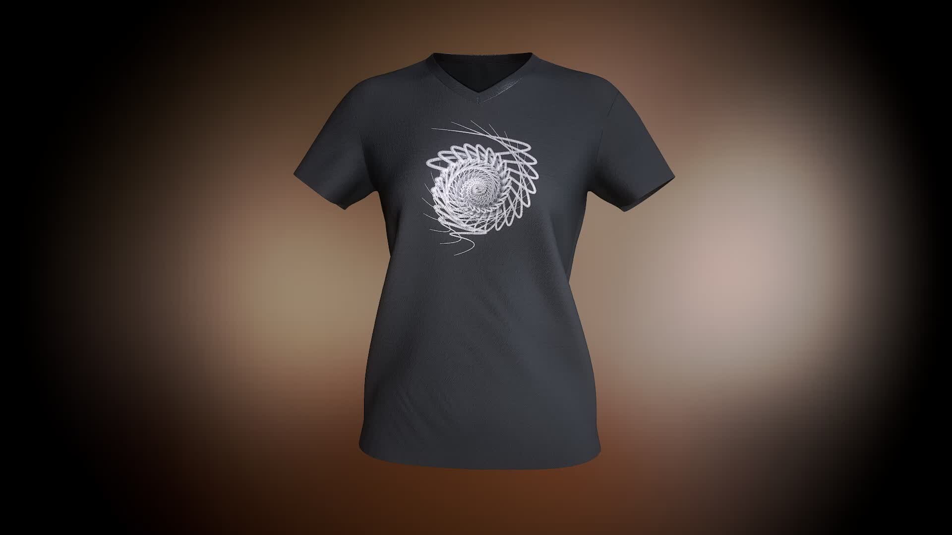 ArtStation - 3D Spiral Pattern T-shirt