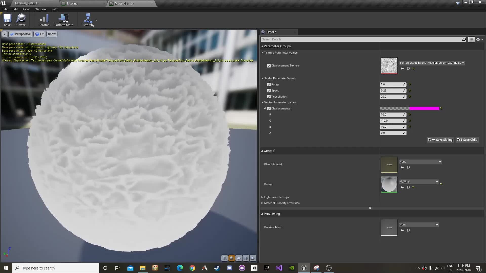 ArtStation - UE4 Material => Mask Wave Displacement