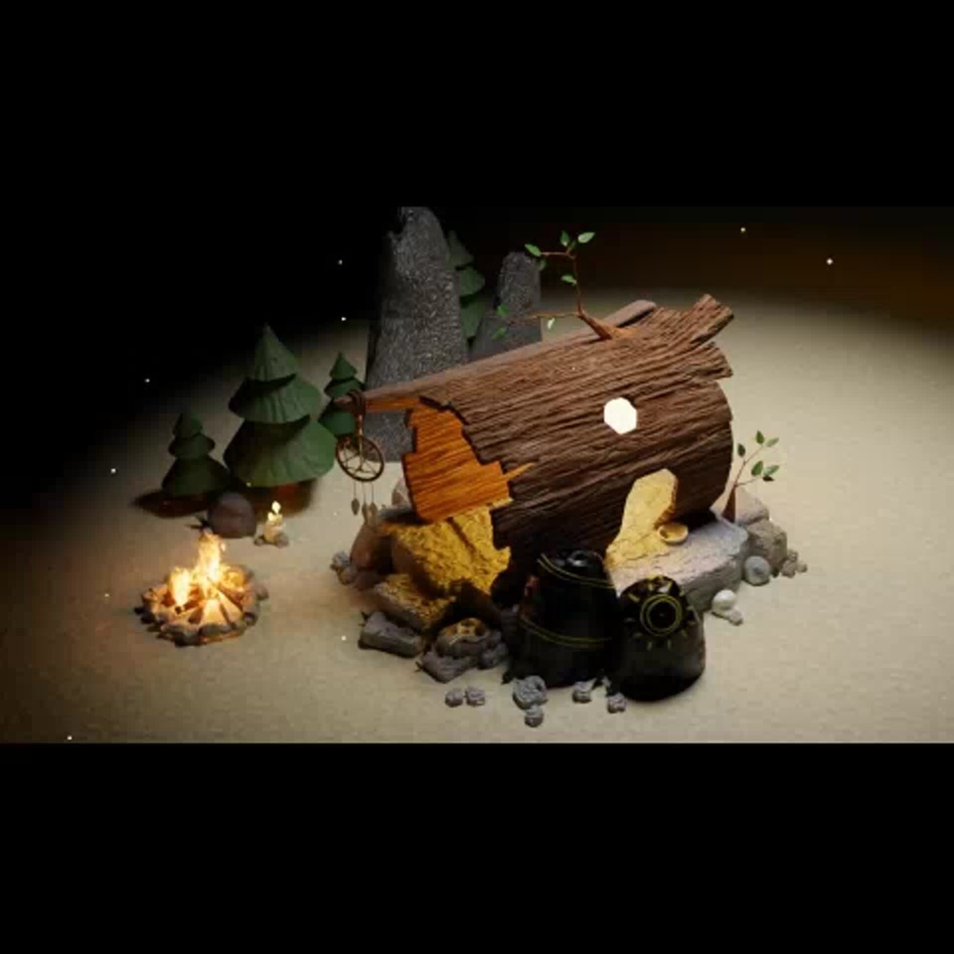 ArtStation - shaman's hut