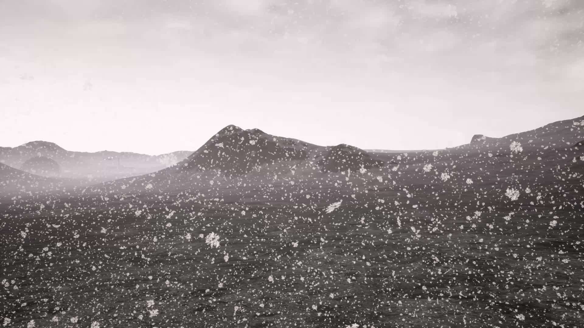 ArtStation - Interstellar transport ship ice planet base