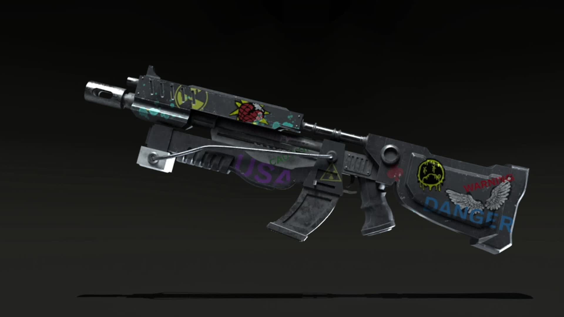 ArtStation - 3D Gun Model