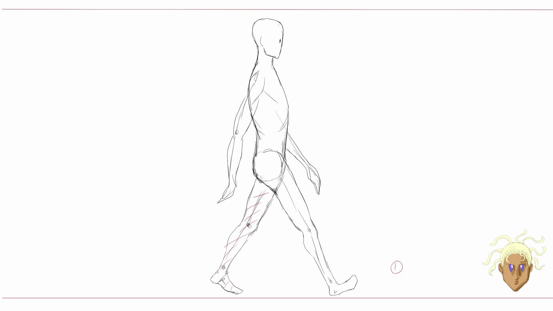 ArtStation - WALK CYCLE (DIGITAL)