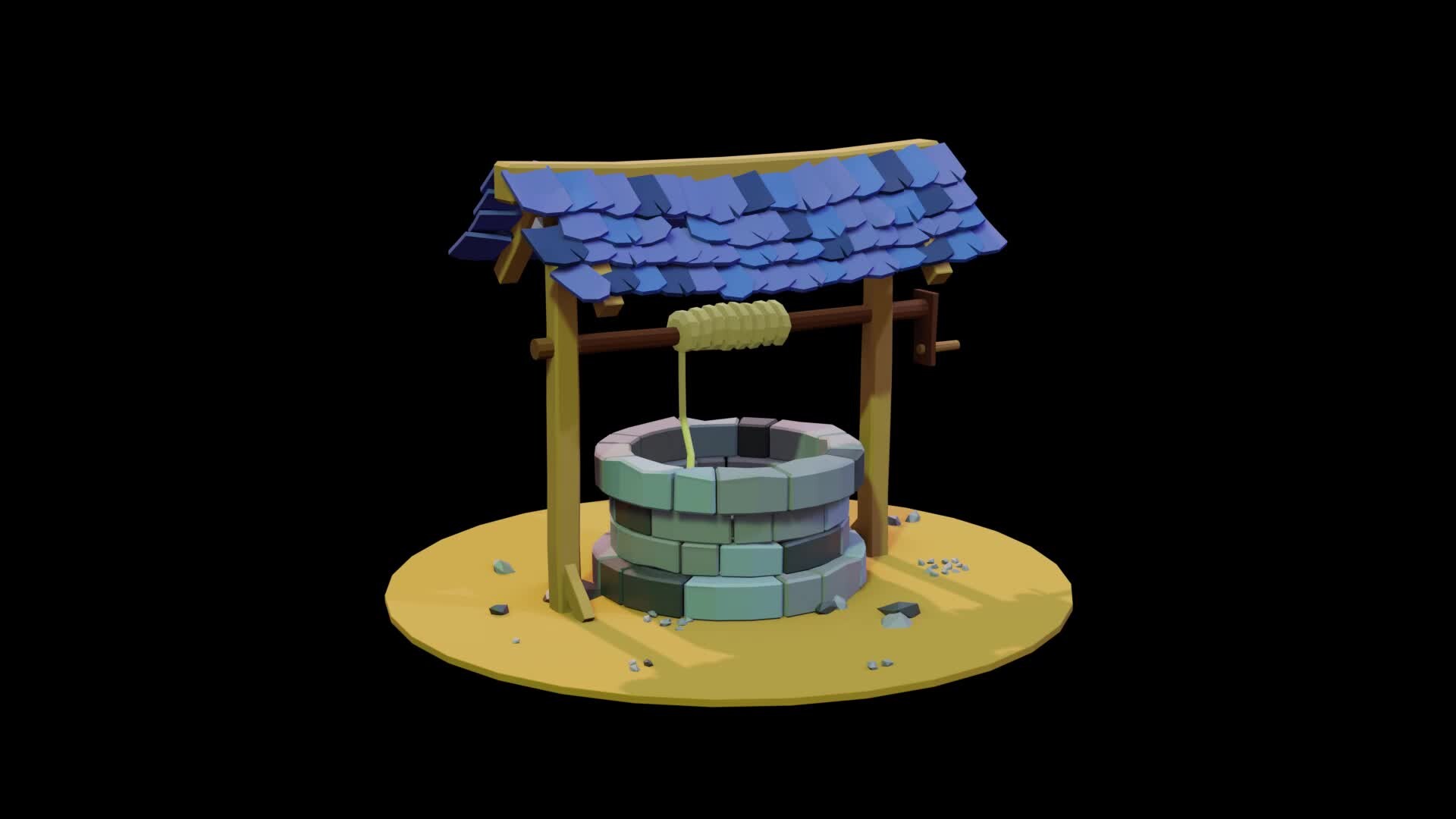 ArtStation - 3D well