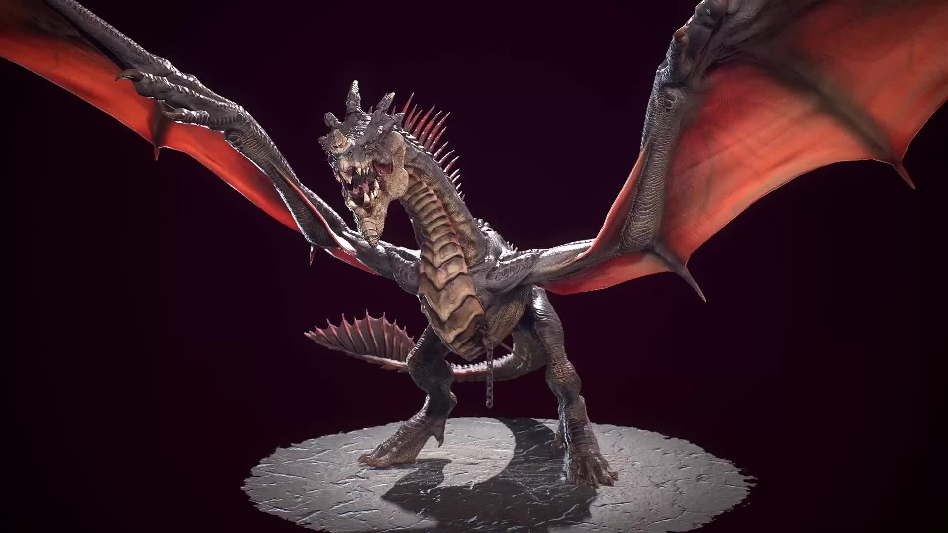 ArtStation - Dragon Animation