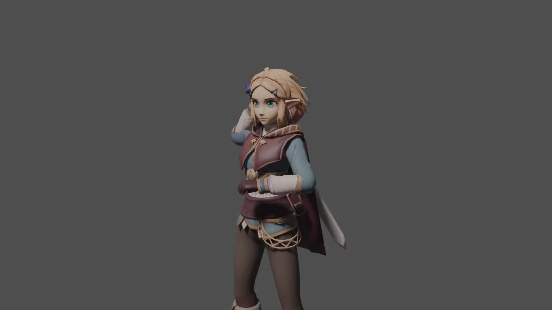 ArtStation - Animation (Zelda Rig) Exercise