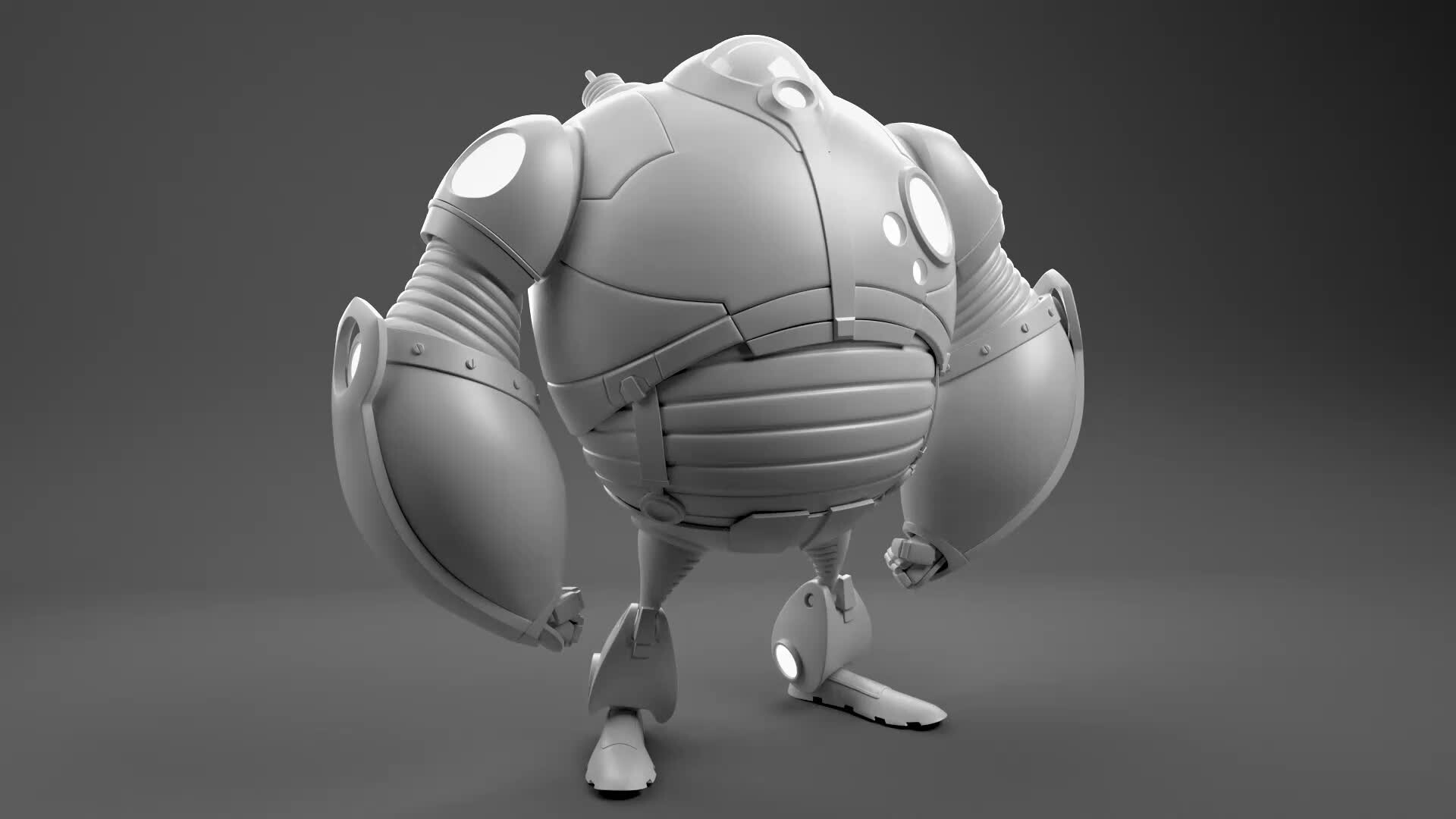 ArtStation - Robot 426 Model - Creature Box (Grayscale)