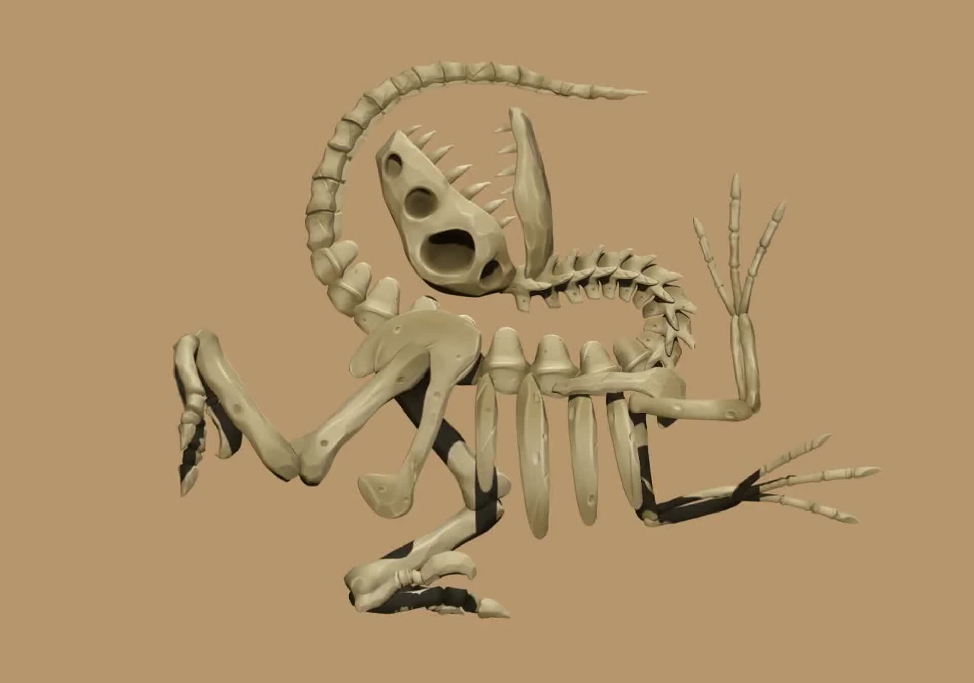 ArtStation - dancing fossil