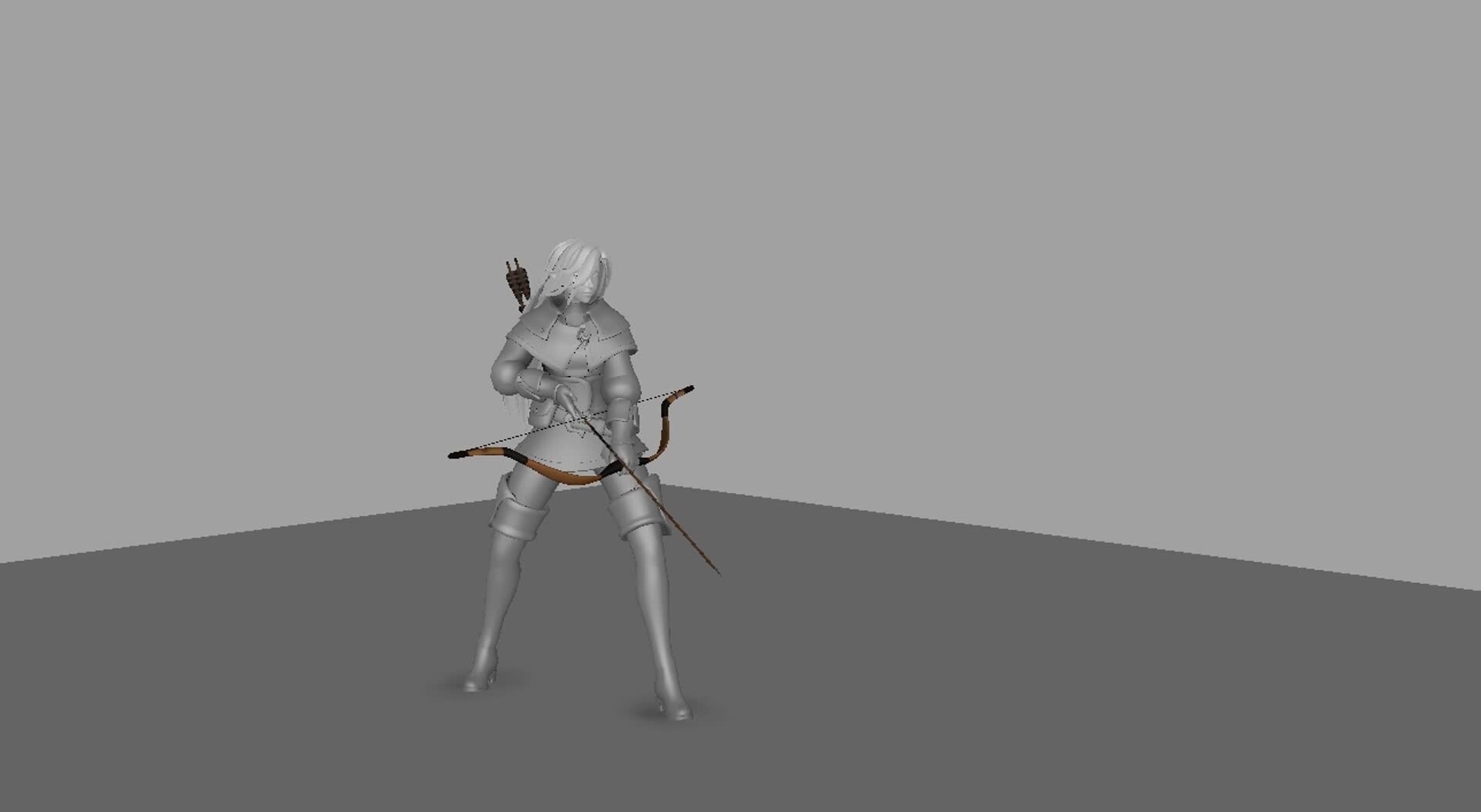 ArtStation - Archer Attack Animation Set