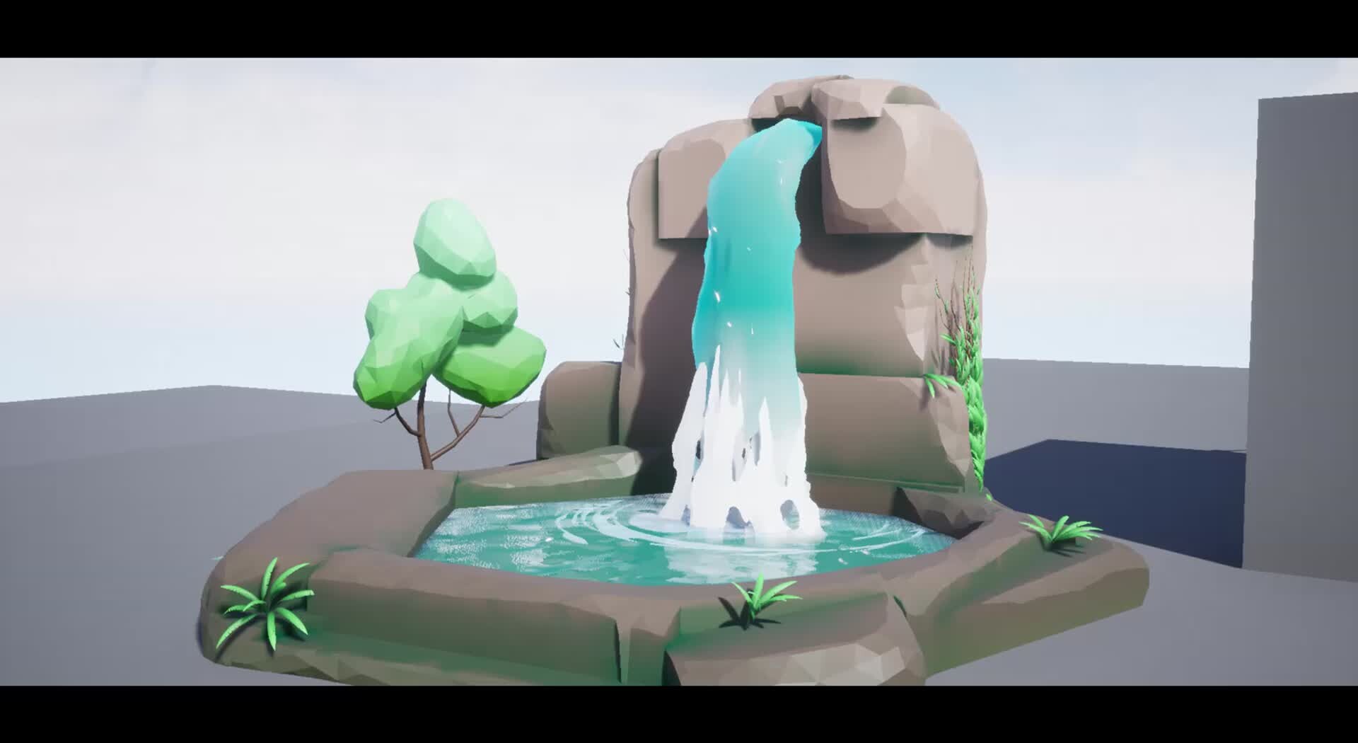 ArtStation - Stylized Pond