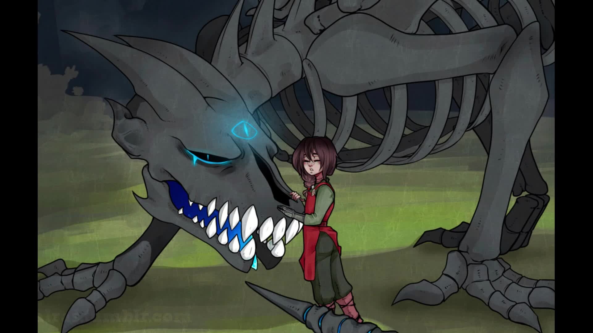 ArtStation - Bone dragon