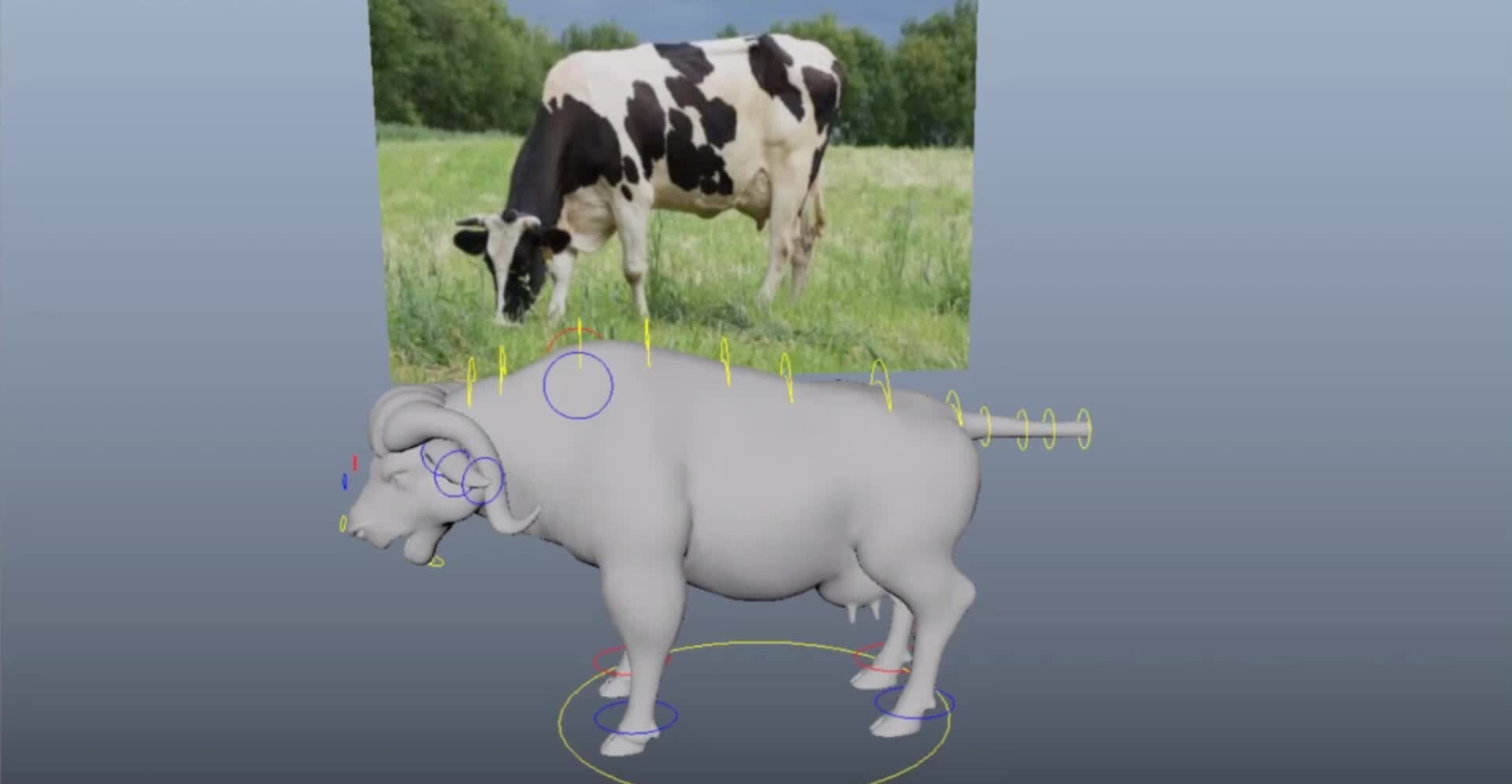 ArtStation - Cow Rig