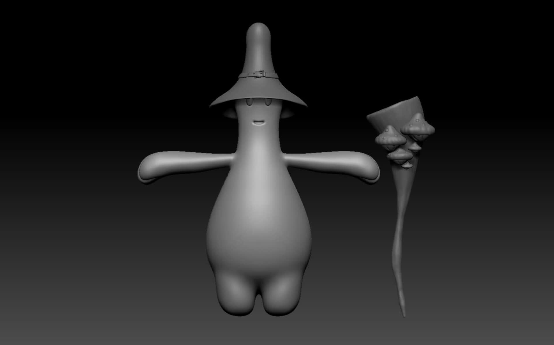 ArtStation - Mushroom Wizard