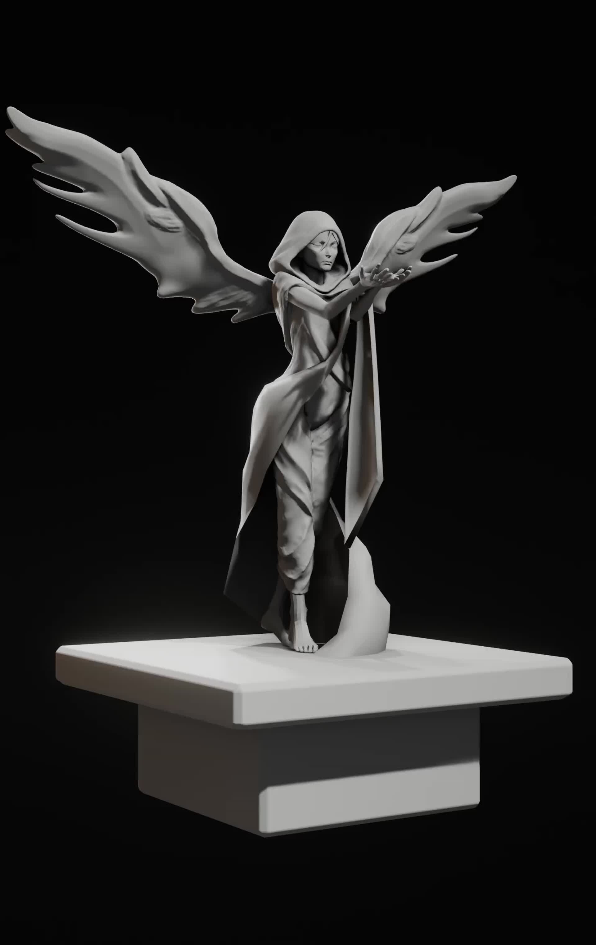 ArtStation - Anemo Statue realism WIP