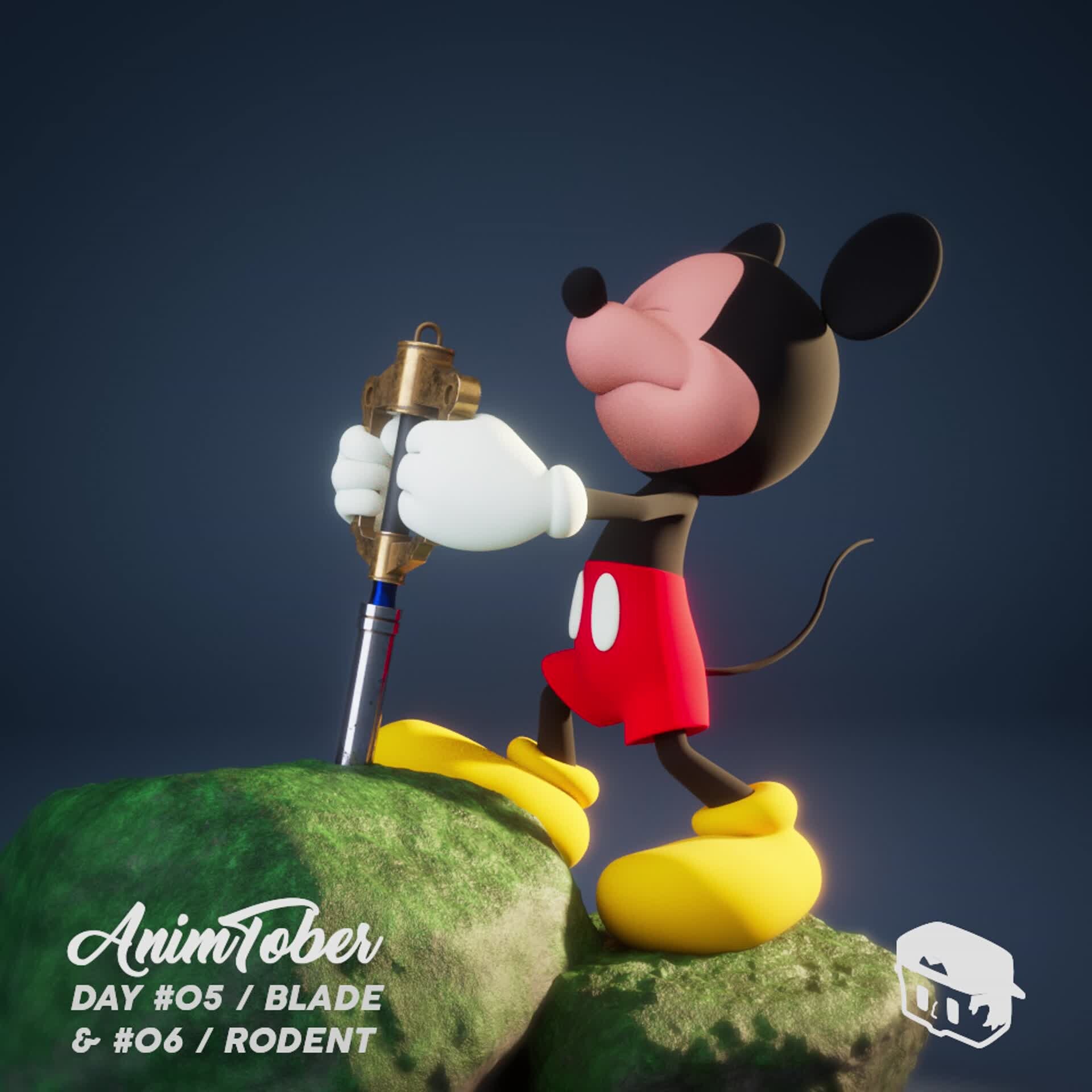 ArtStation - BLADE & RODENT / Animtober Day#05 & #06