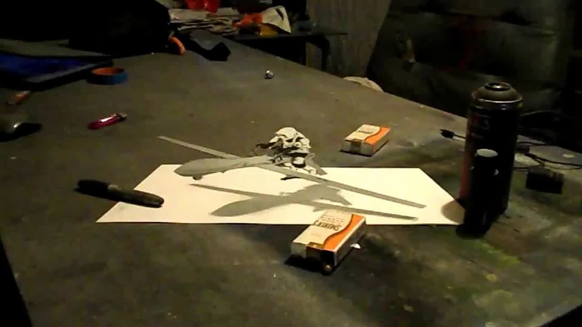 ArtStation - Forced Perspective Art - Attack Of The Drones