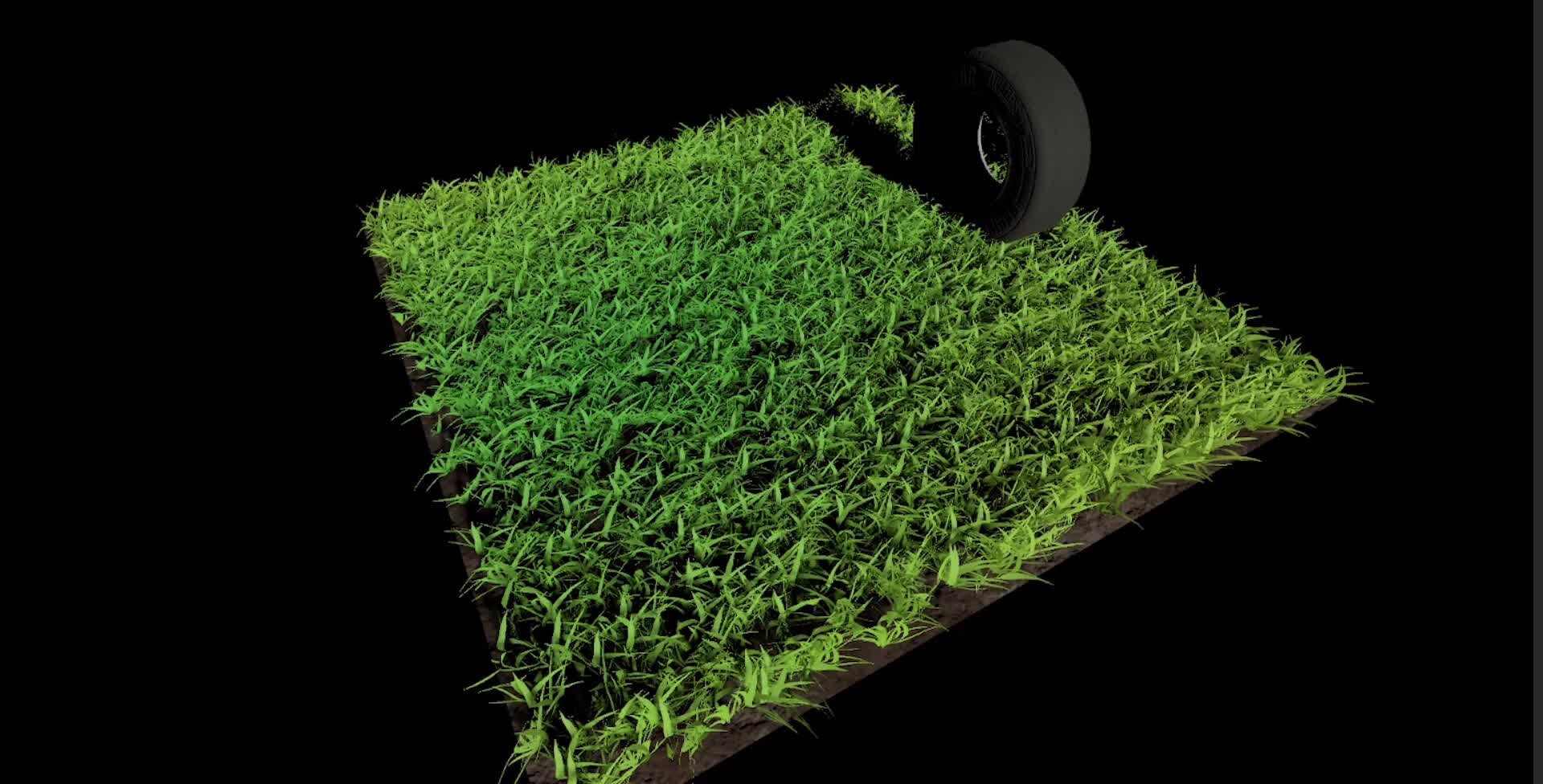 ArtStation - Grass simulation ( compute shader )