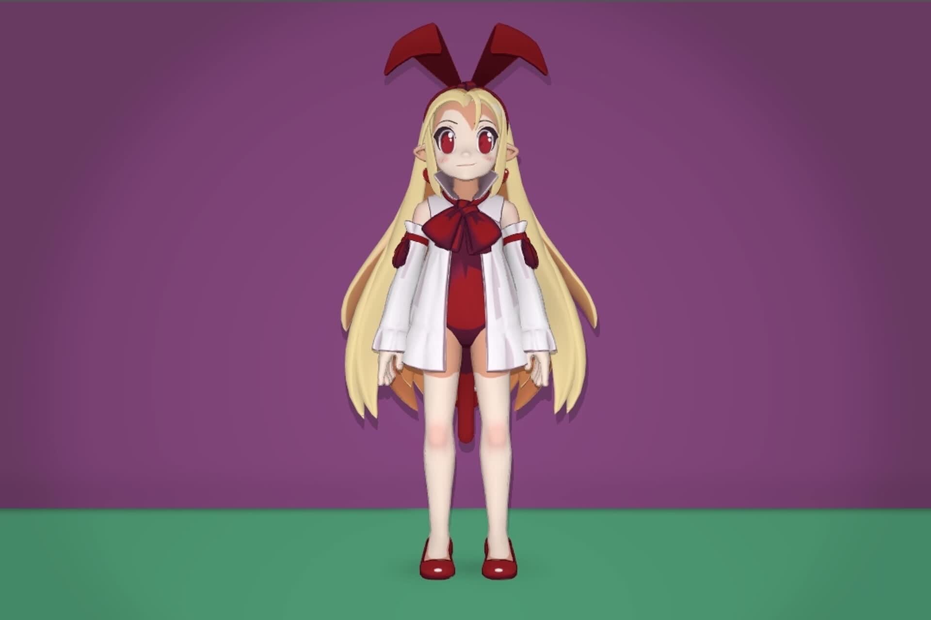 ArtStation - Flonne weight shift