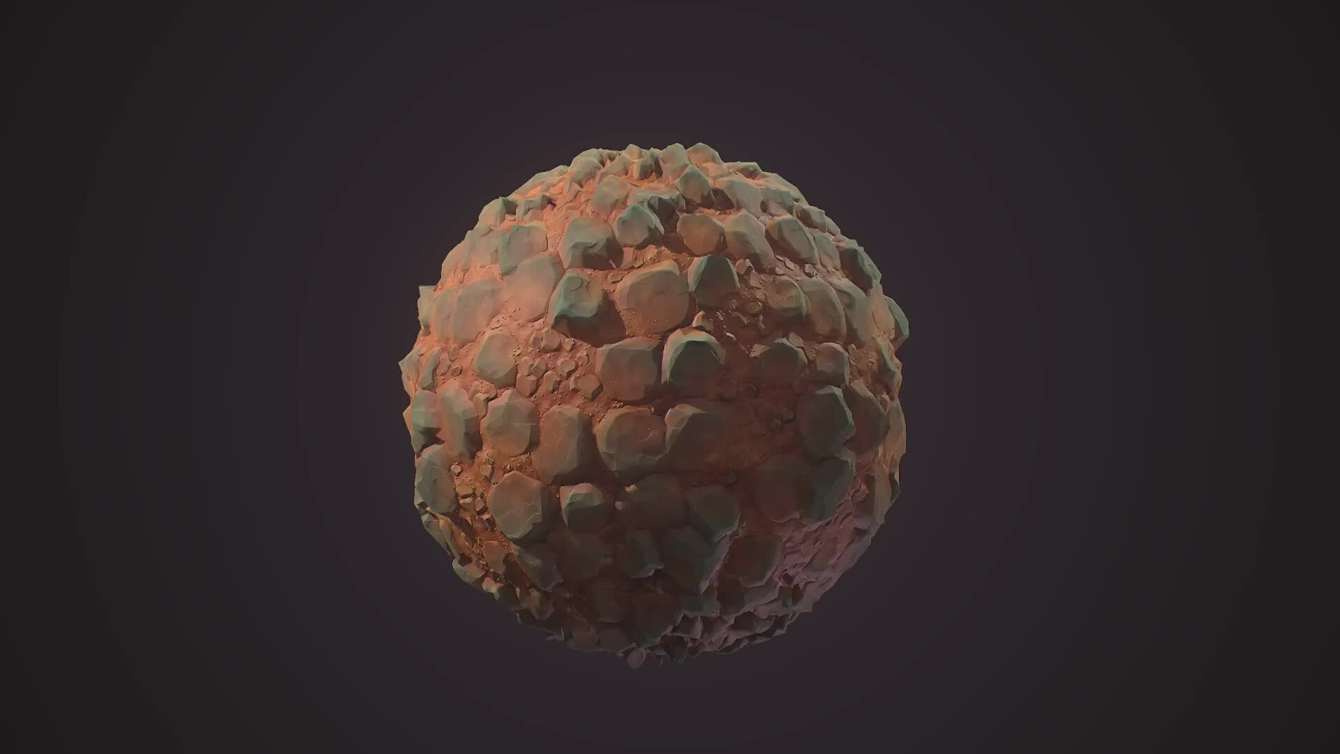 ArtStation - Stylized Dusty Stone Material