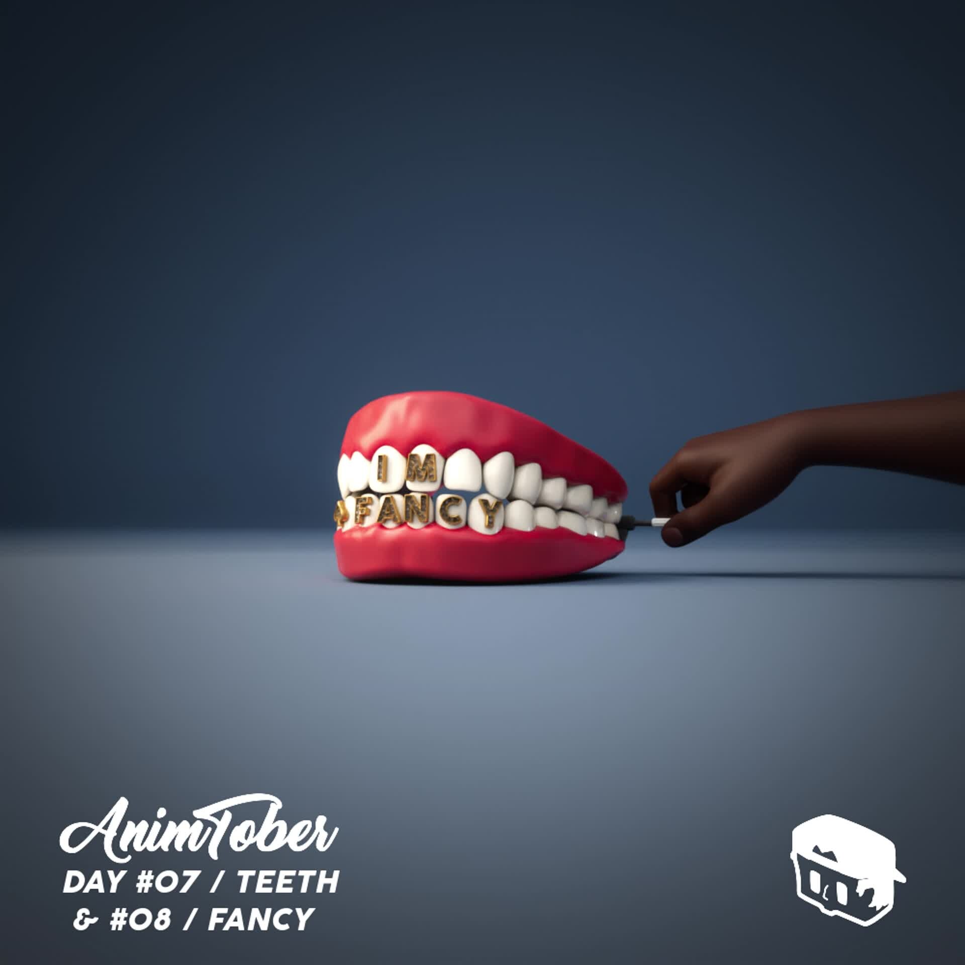 ArtStation - TEETH & FANCY / Animtober Day#07 & #08