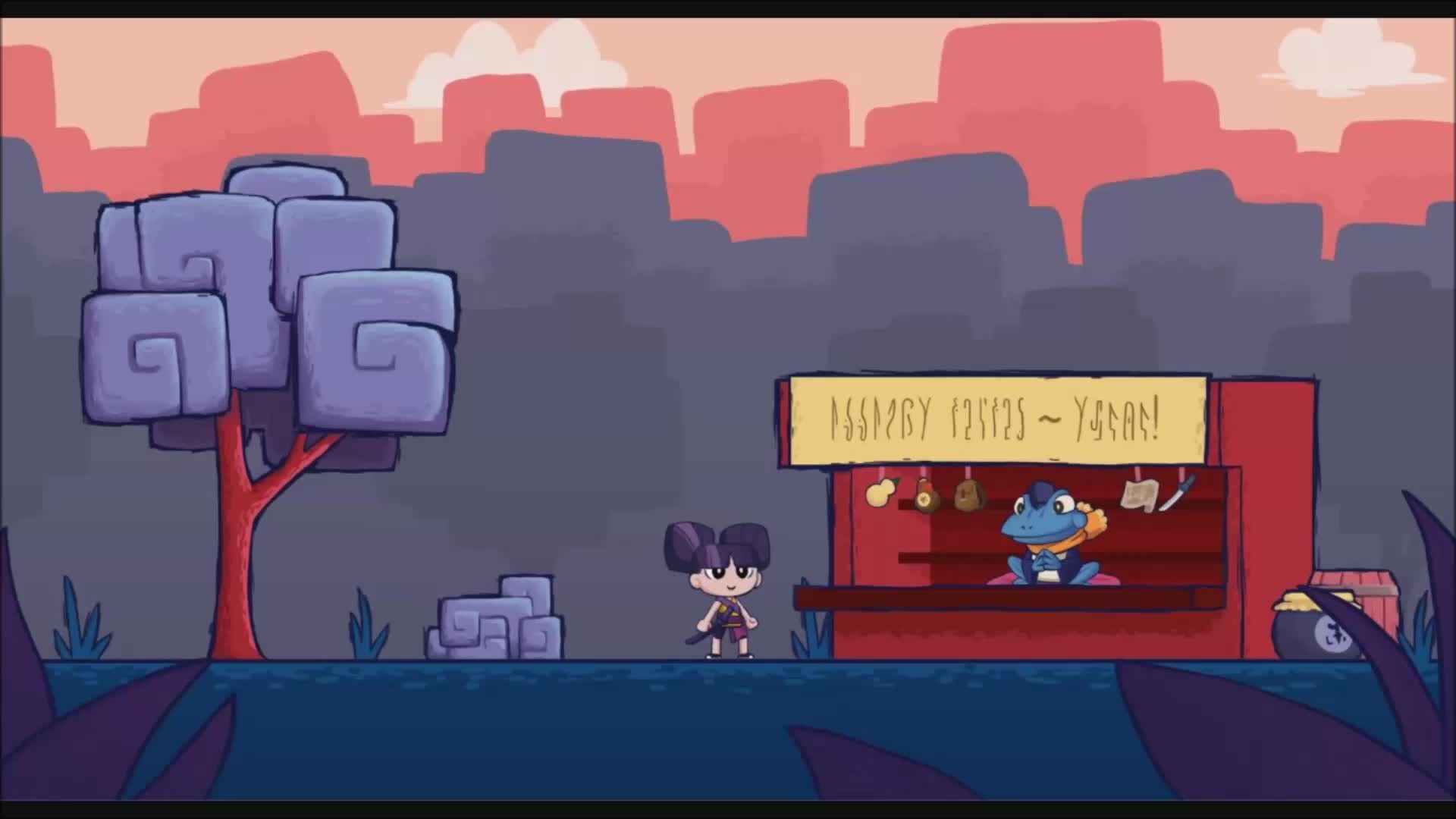 ArtStation - Samurai & Frog Merchant - Unity project