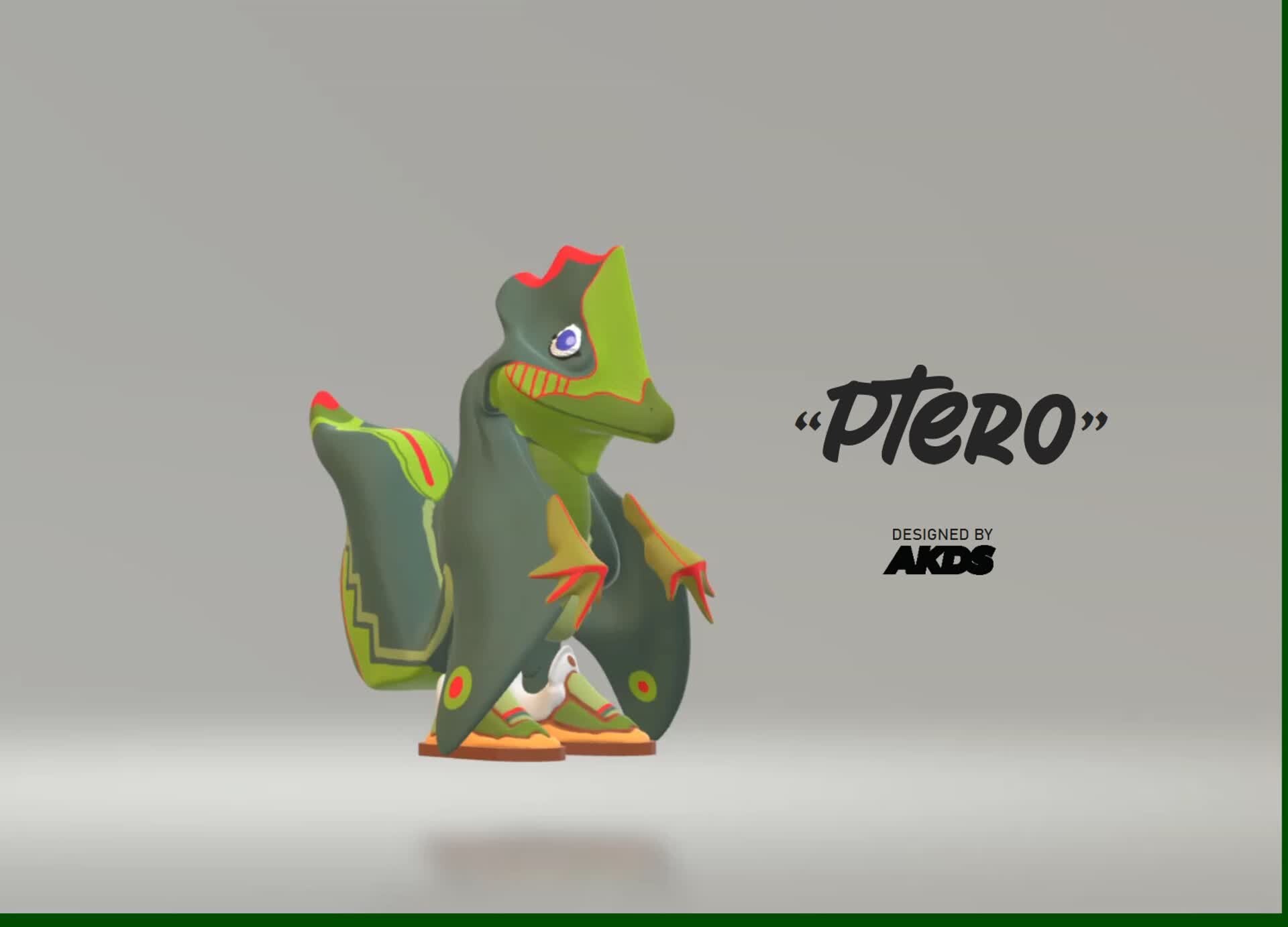 ArtStation - "PTERO" ayam serama / bantam breed chicken in disguised as ...