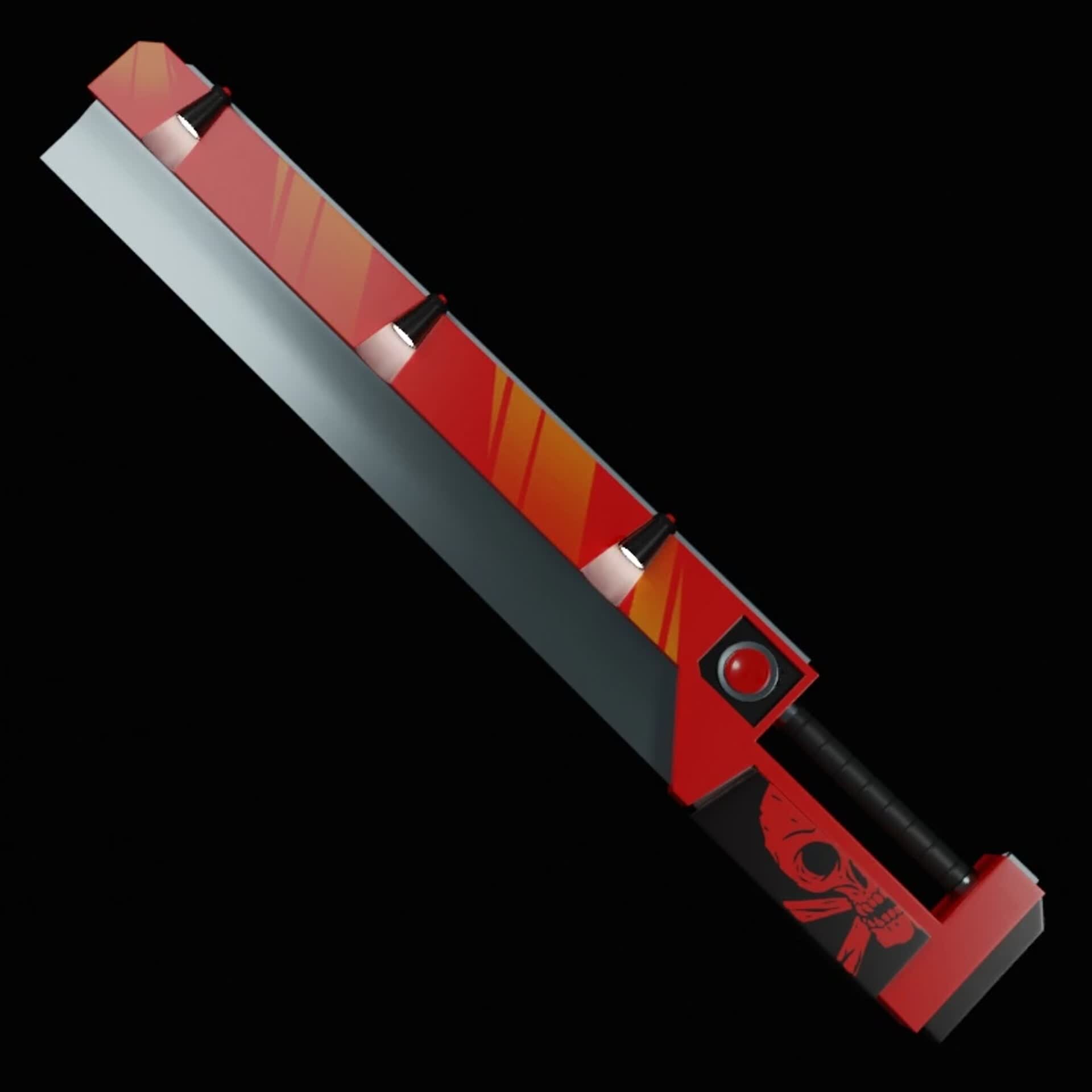 ArtStation - red button sword